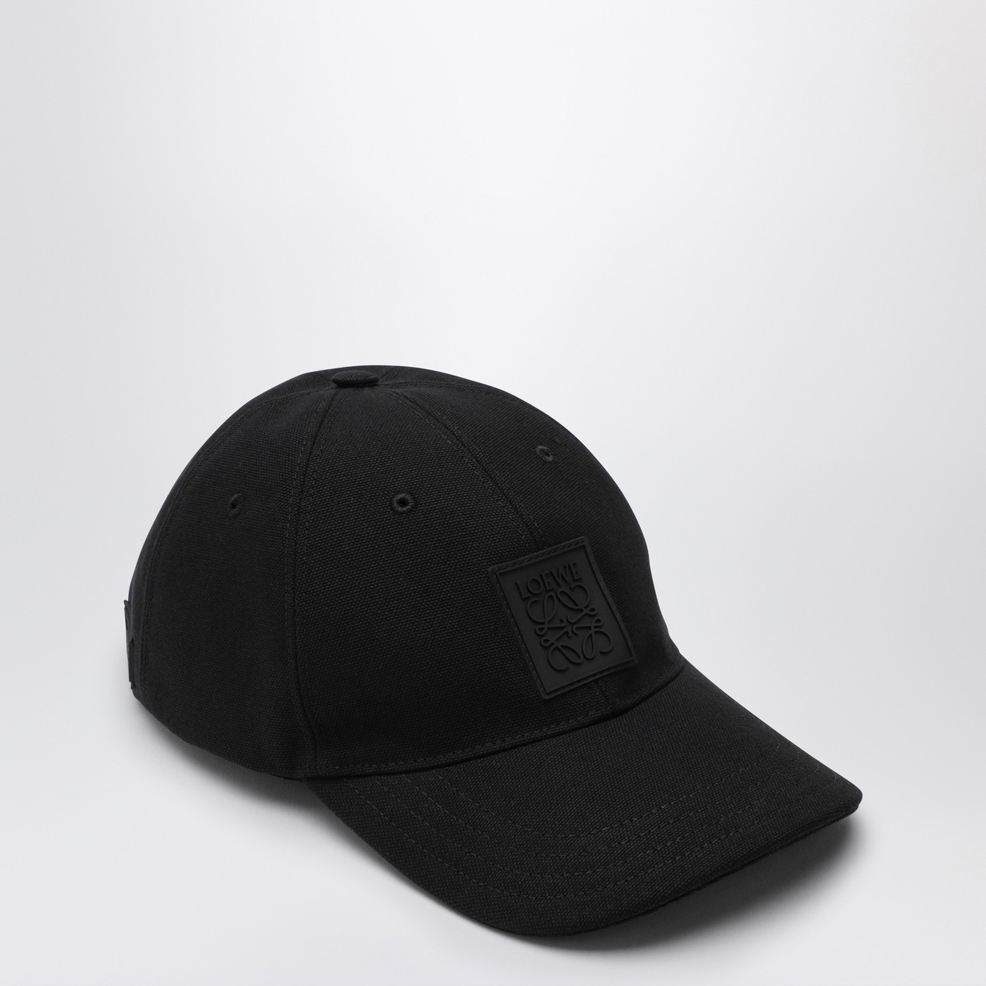 Loewe Black baseball cap with logo patch | TheDoubleF