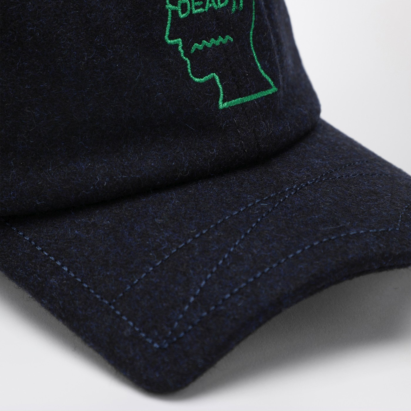 Brain Dead Navy wool-blend baseball cap | TheDoubleF