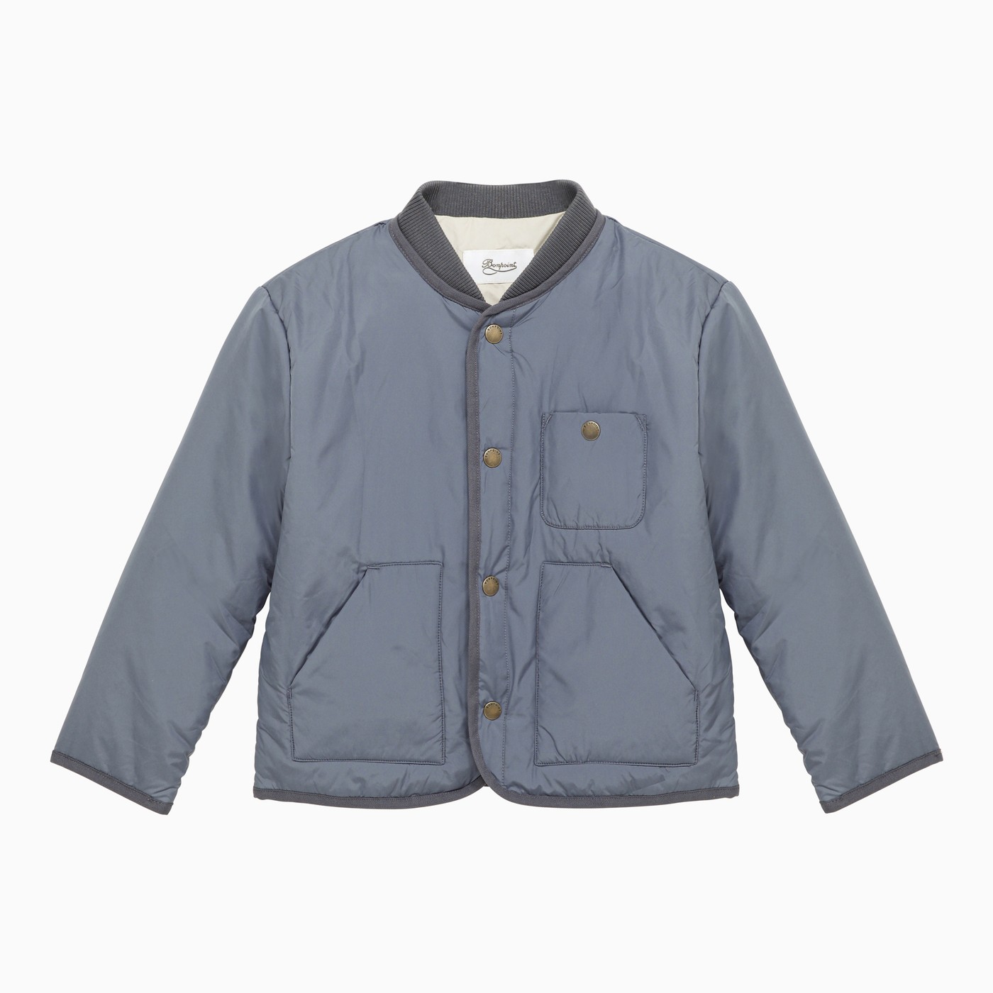 Bonpoint Light blue grey padded jacket | TheDoubleF