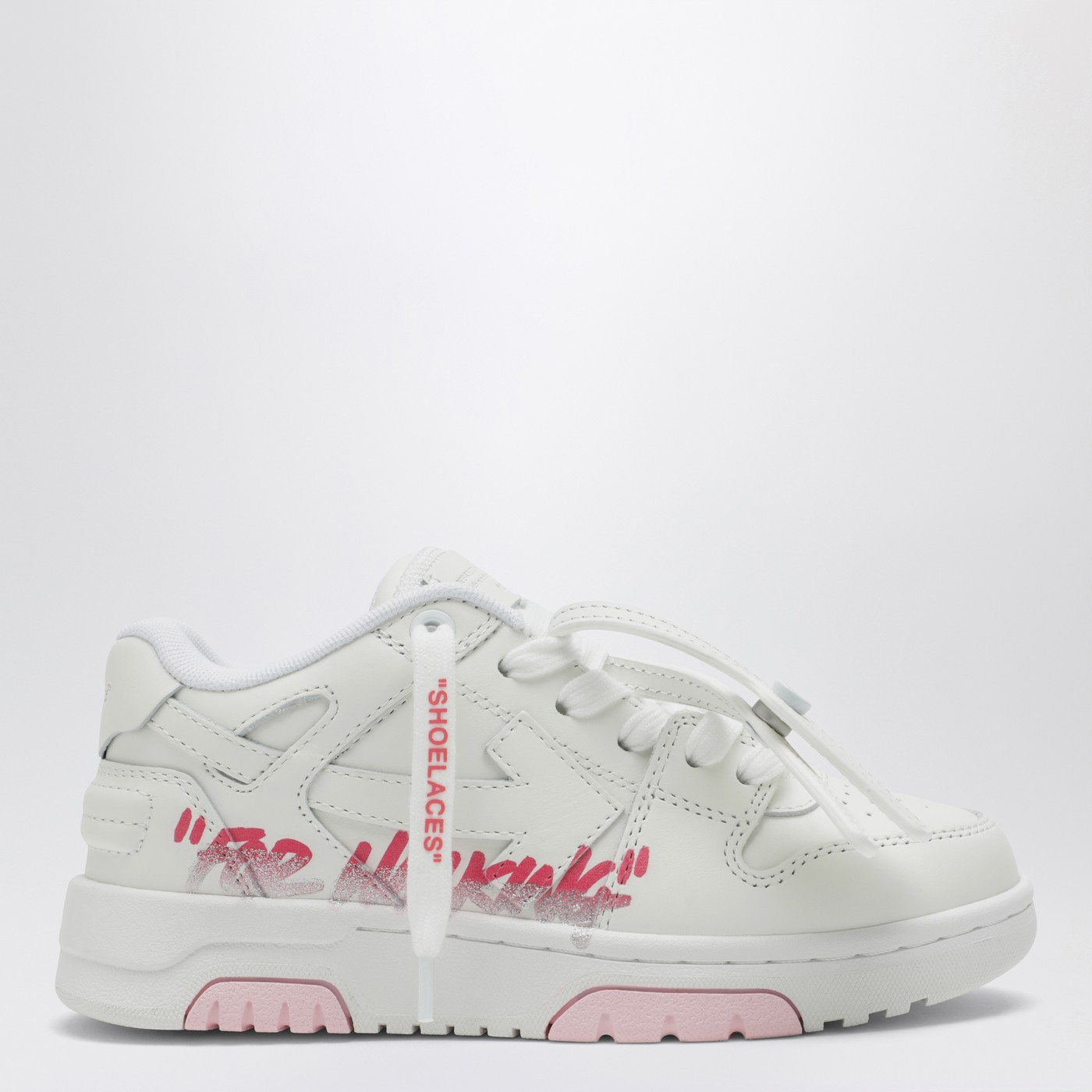 Off-White™ Baskets Out Of Office blanches/roses avec inscription For ...