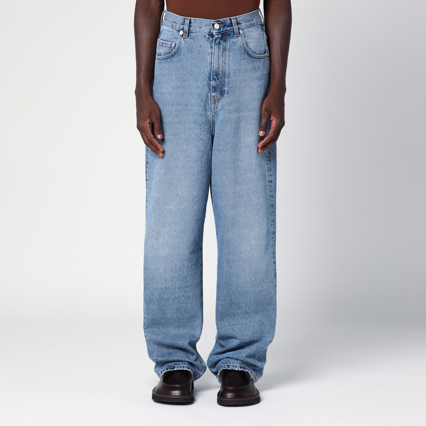 Séfr Light blue wide denim jeans | TheDoubleF