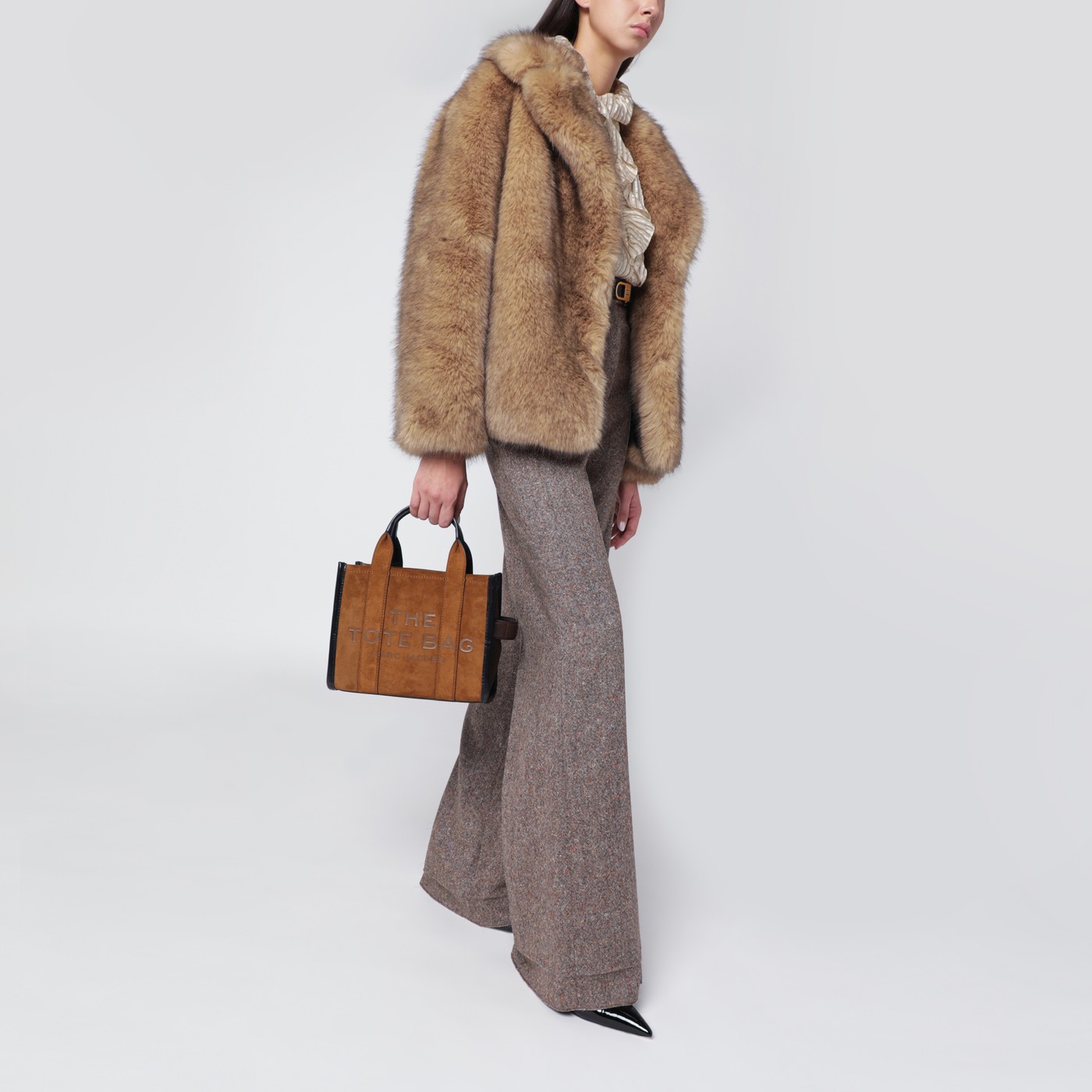 Marc Jacobs Small copper suede tote bag | TheDoubleF