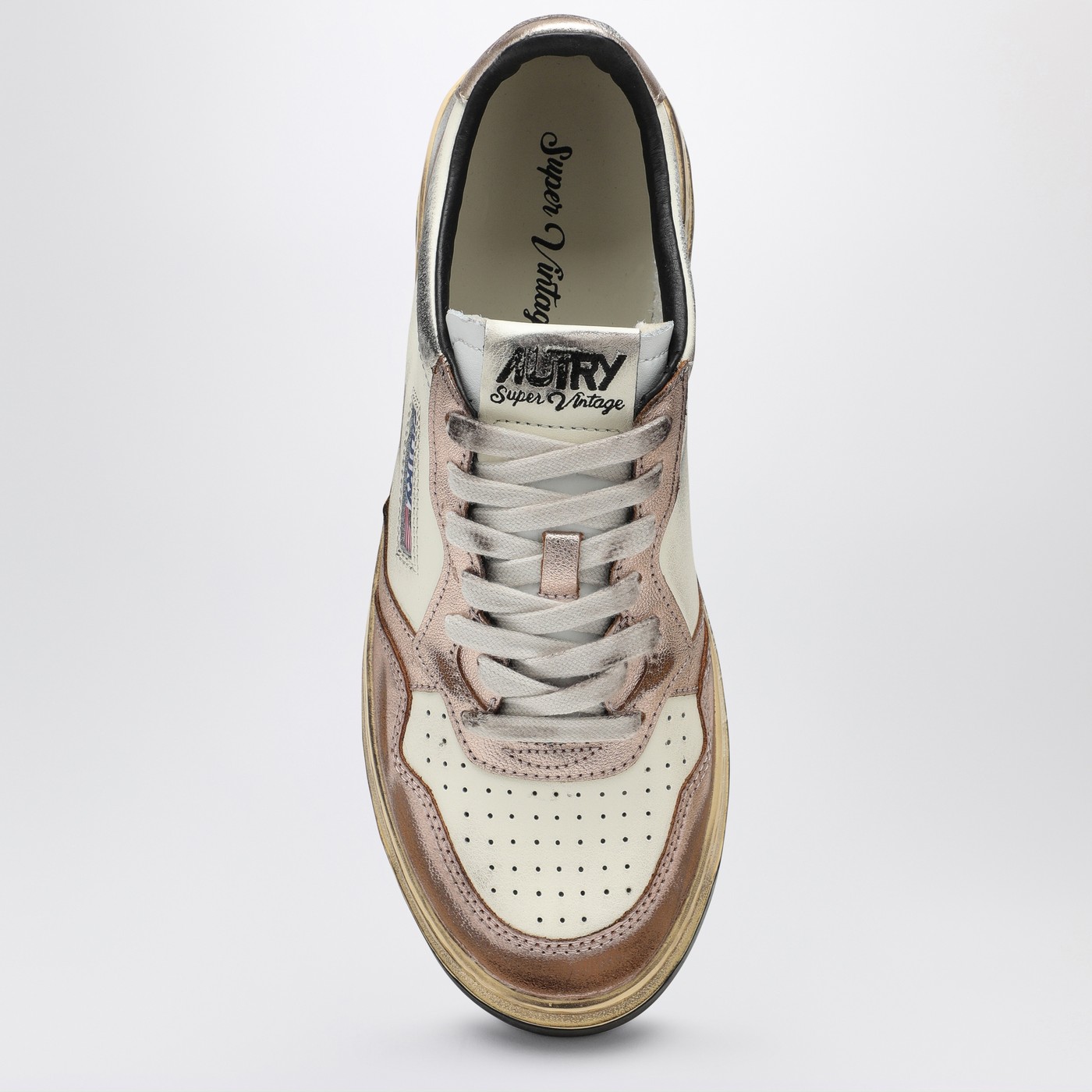 AUTRY Metallic rose Medalist Super Vintager sneakers | TheDoubleF