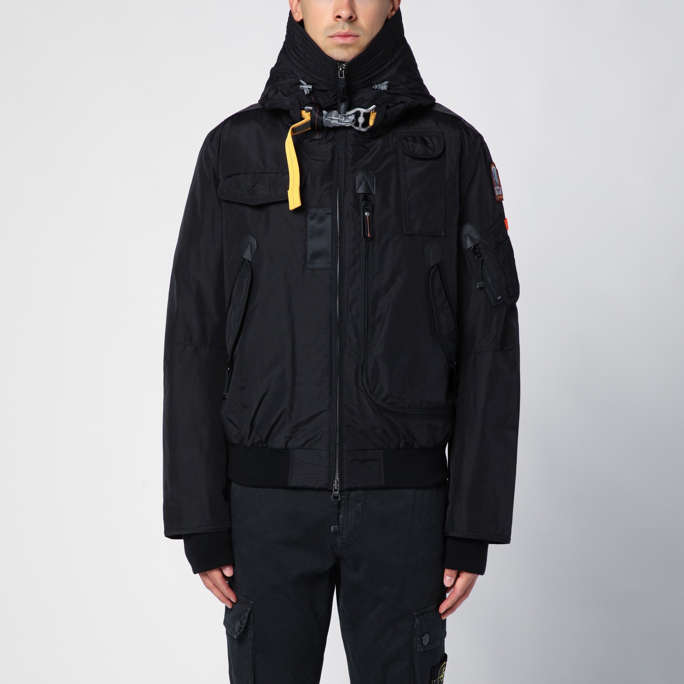 Parajumpers Black padded Gobi bomber jacket | TheDoubleF