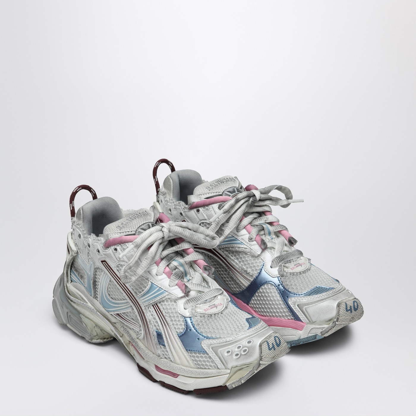 Balenciaga Runner sneaker white//blue/pink/grey | TheDoubleF