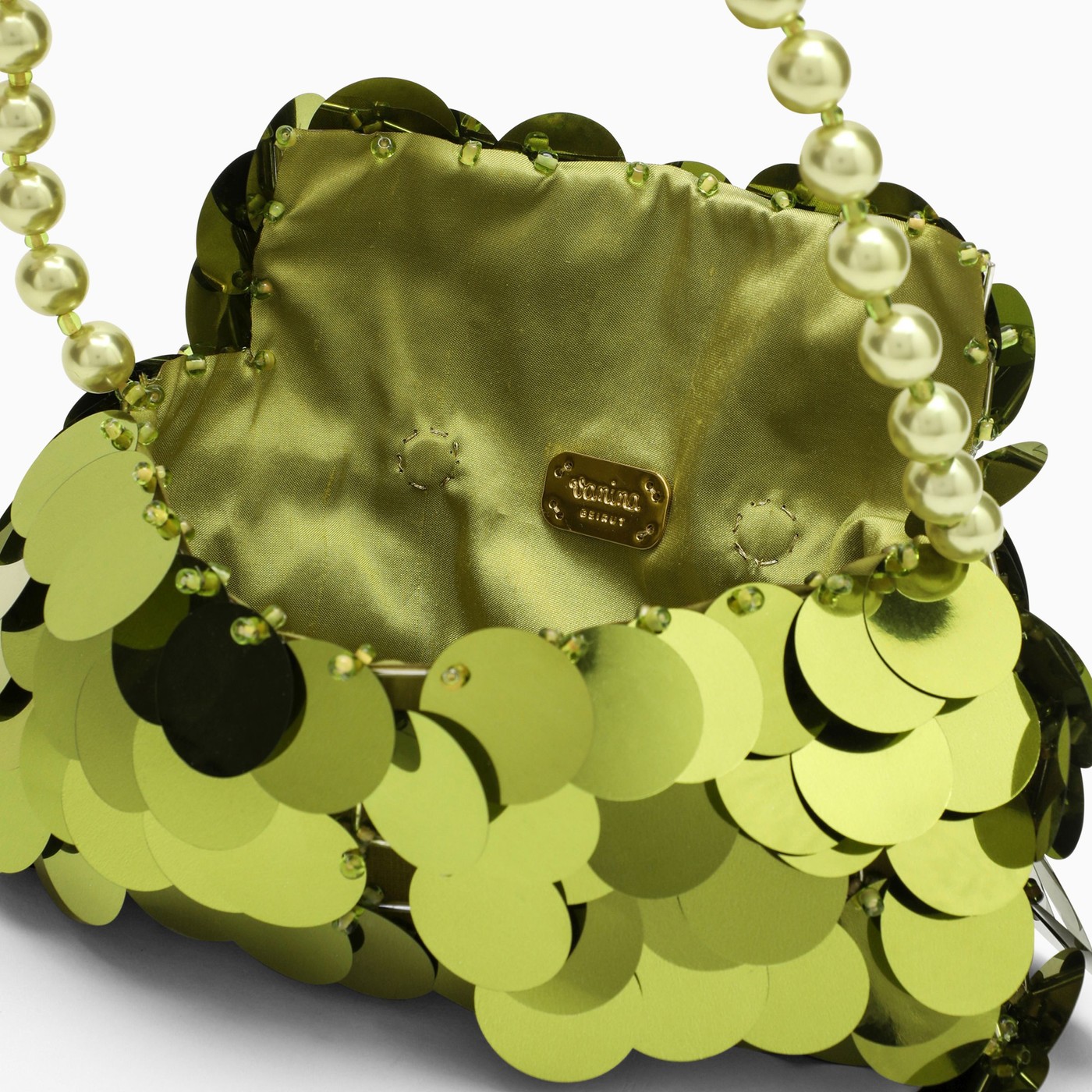 VANINA Gold mini bag with beads | TheDoubleF
