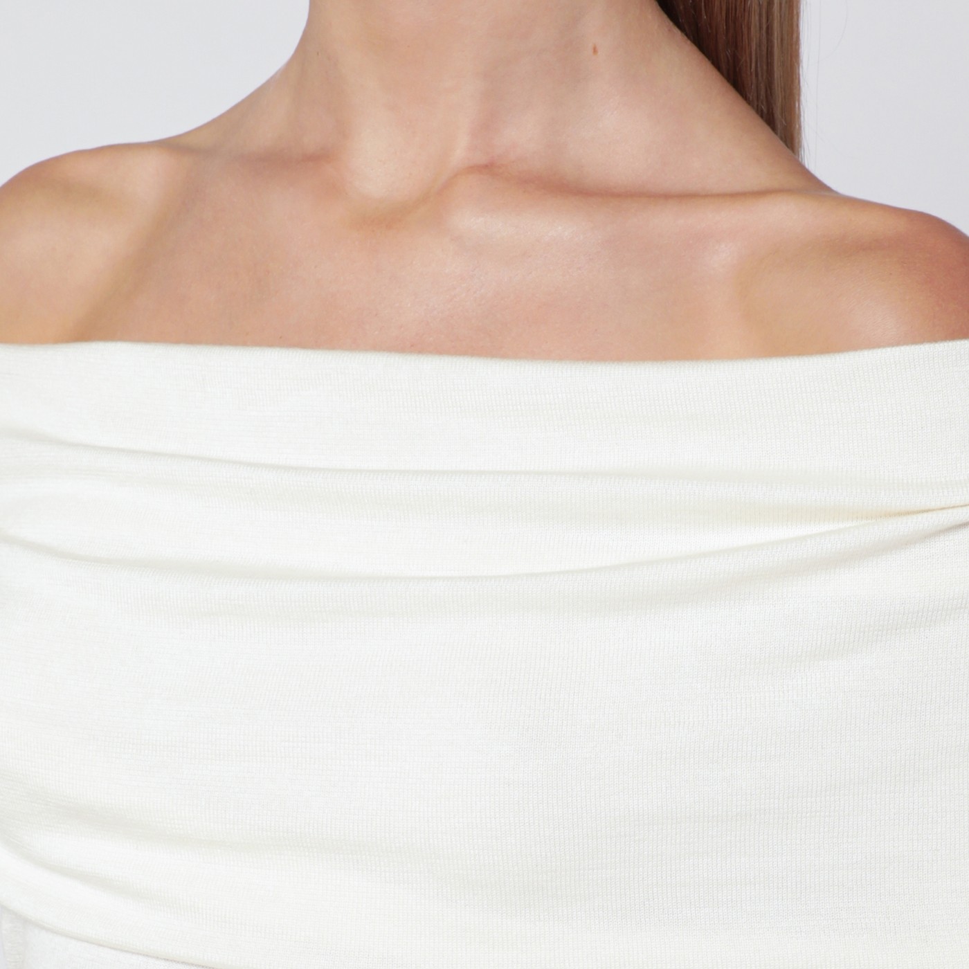 ALMADA LABEL Pull Cara en soie et cachemire crème | TheDoubleF