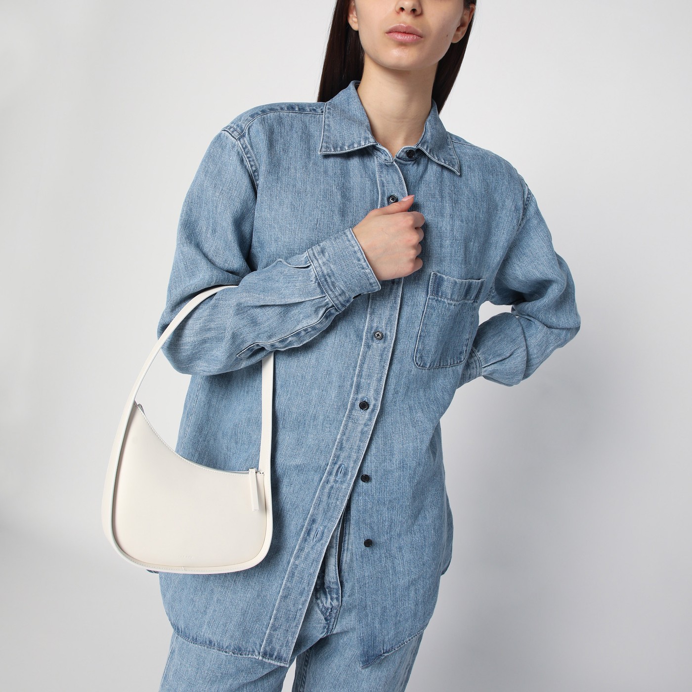 The Row Borsa Half Moon avorio | TheDoubleF