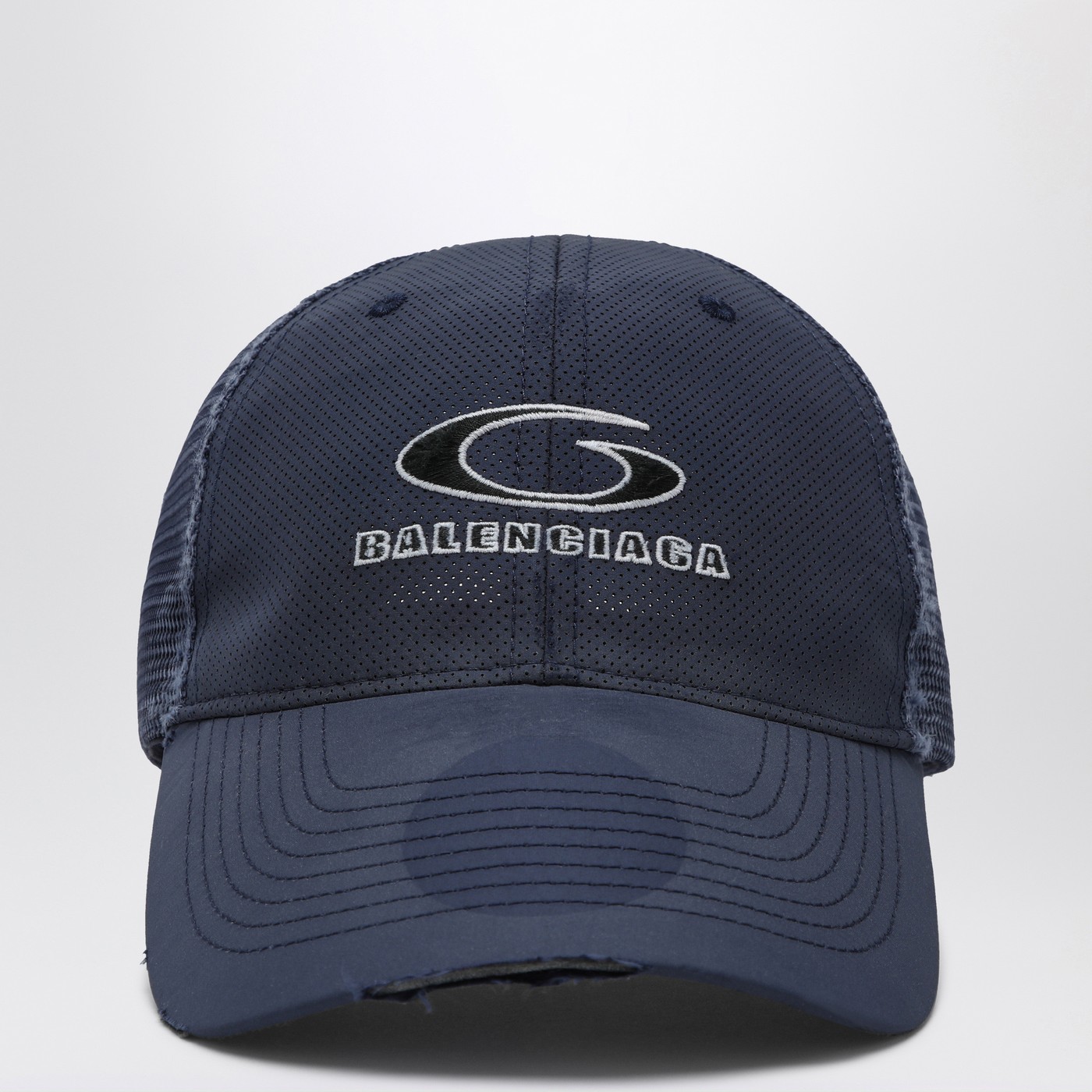 Balenciaga Loop Sports Icon blue mesh baseball cap | TheDoubleF