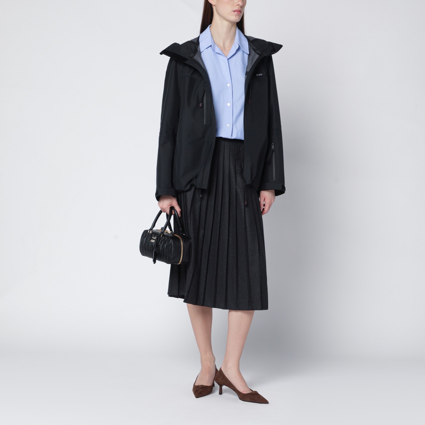 Prada Black technical canvas jacket | TheDoubleF