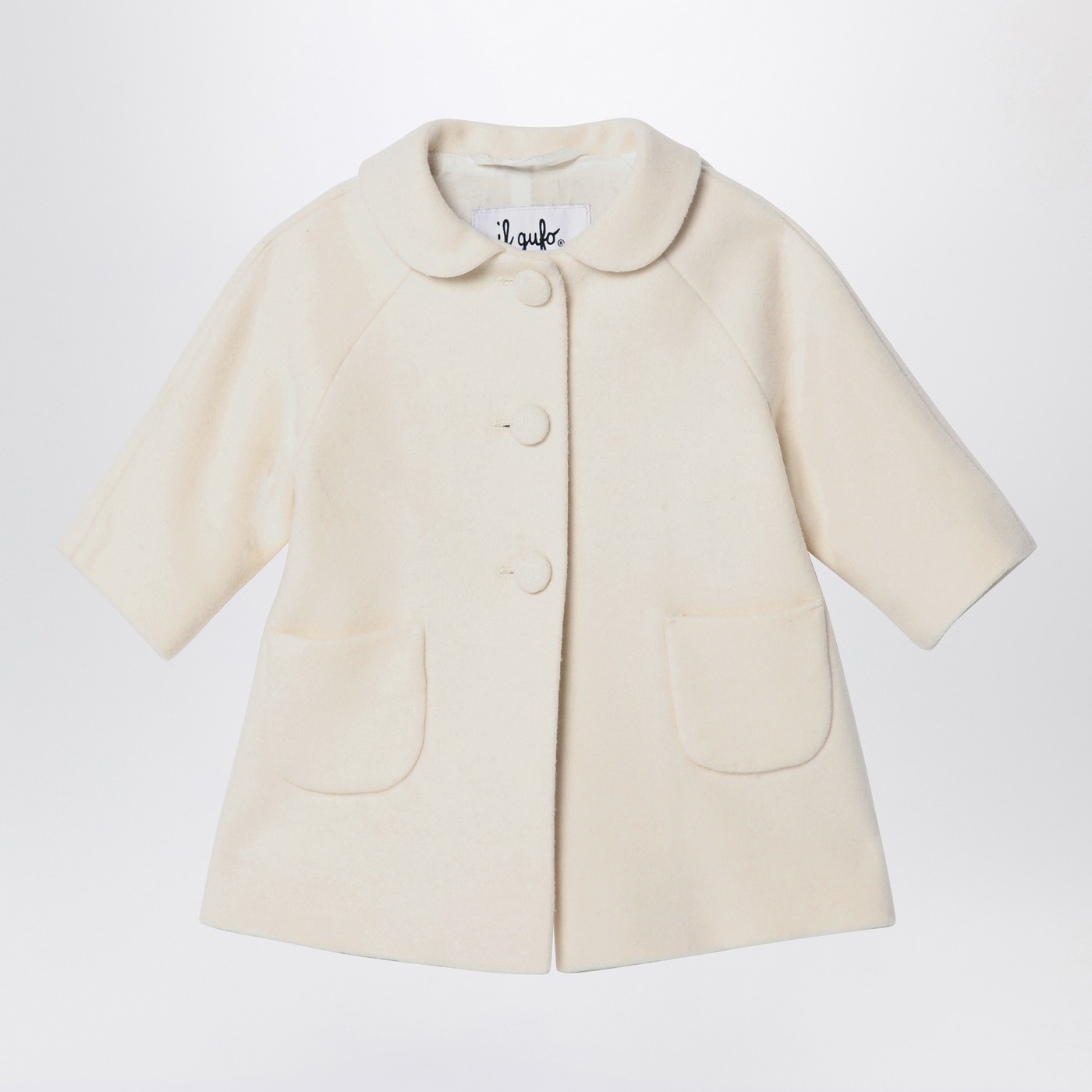 Il Gufo White wool blend coat | TheDoubleF