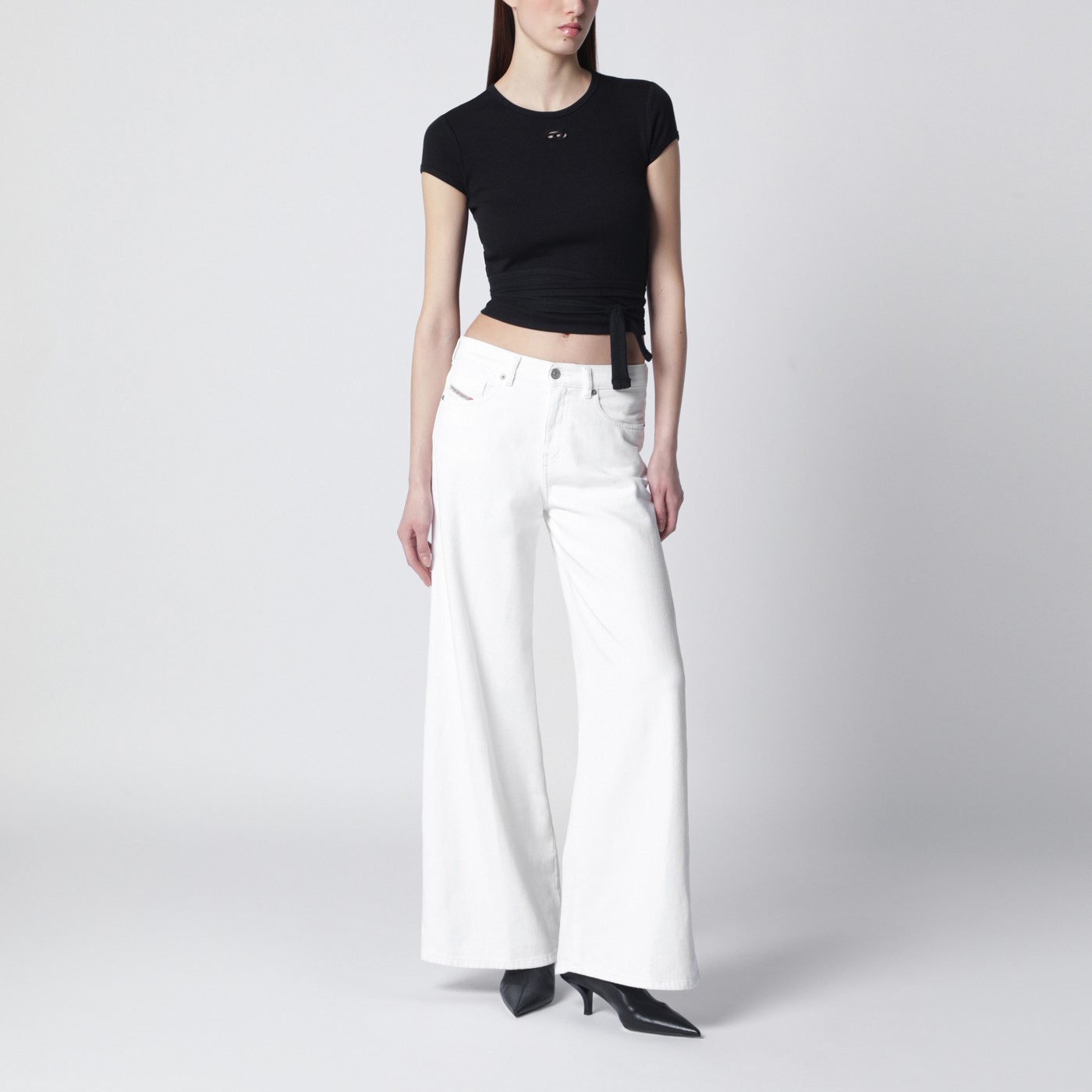 Diesel White Flare 1978 D-Akemi jeans | TheDoubleF