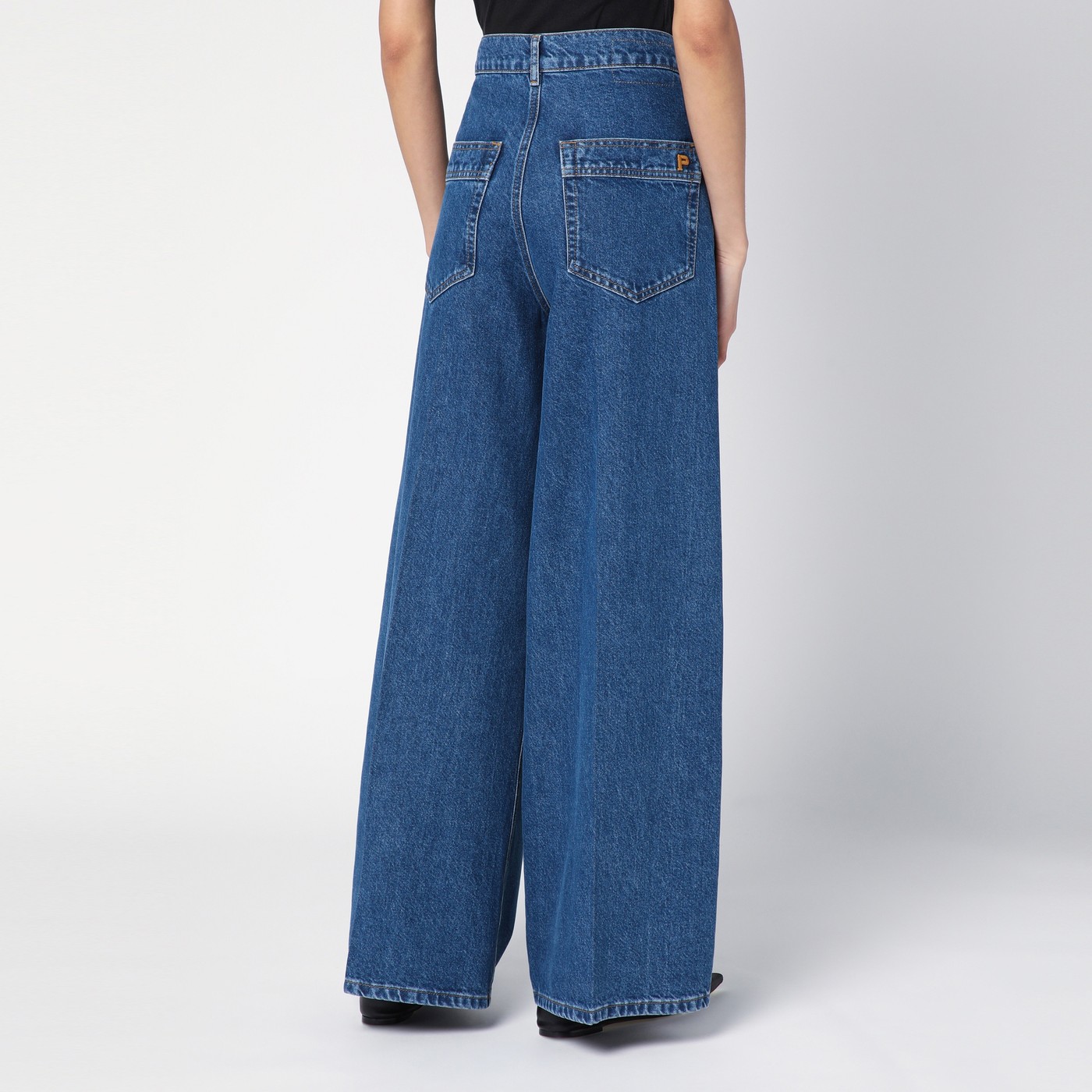 Philosophy Blue wide denim jeans | TheDoubleF