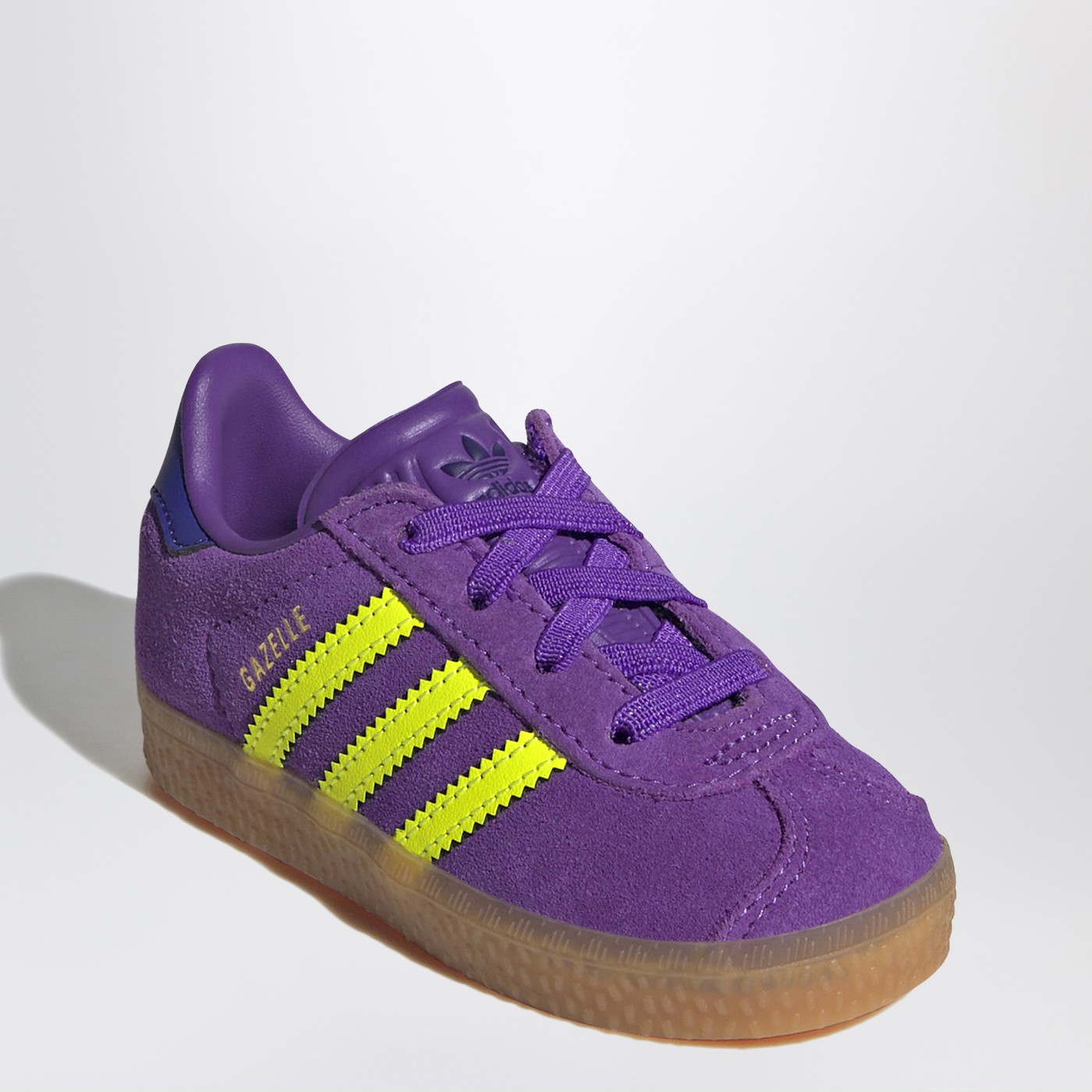 adidas Originals Gazelle Active Purple/Solar Yellow Sneaker with ...