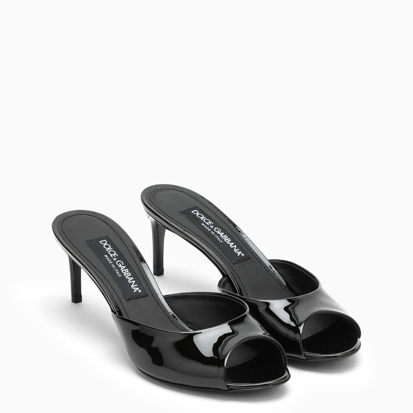 Dolce&Gabbana Black patent leather slingback | TheDoubleF