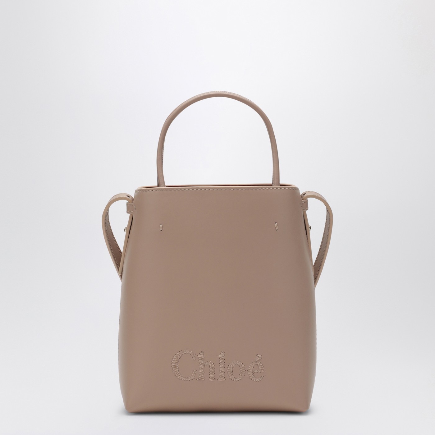 Chloé Micro Chloé Sense beige tote bag | TheDoubleF