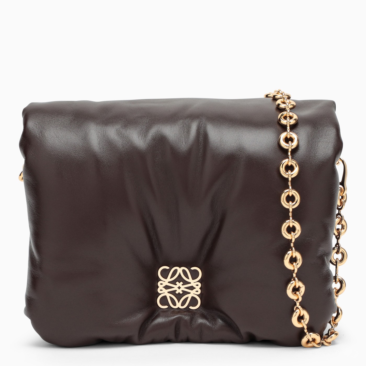 Loewe Goya borwn padded cross-body bag | TheDoubleF