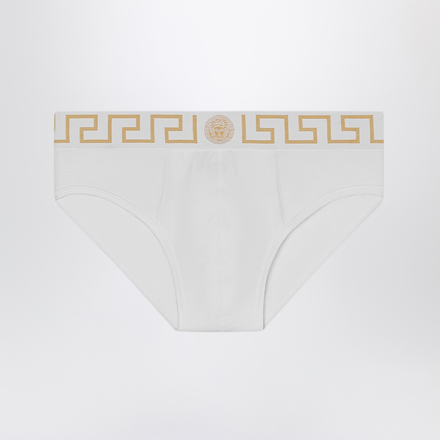 Versace White briefs with Greca border | TheDoubleF