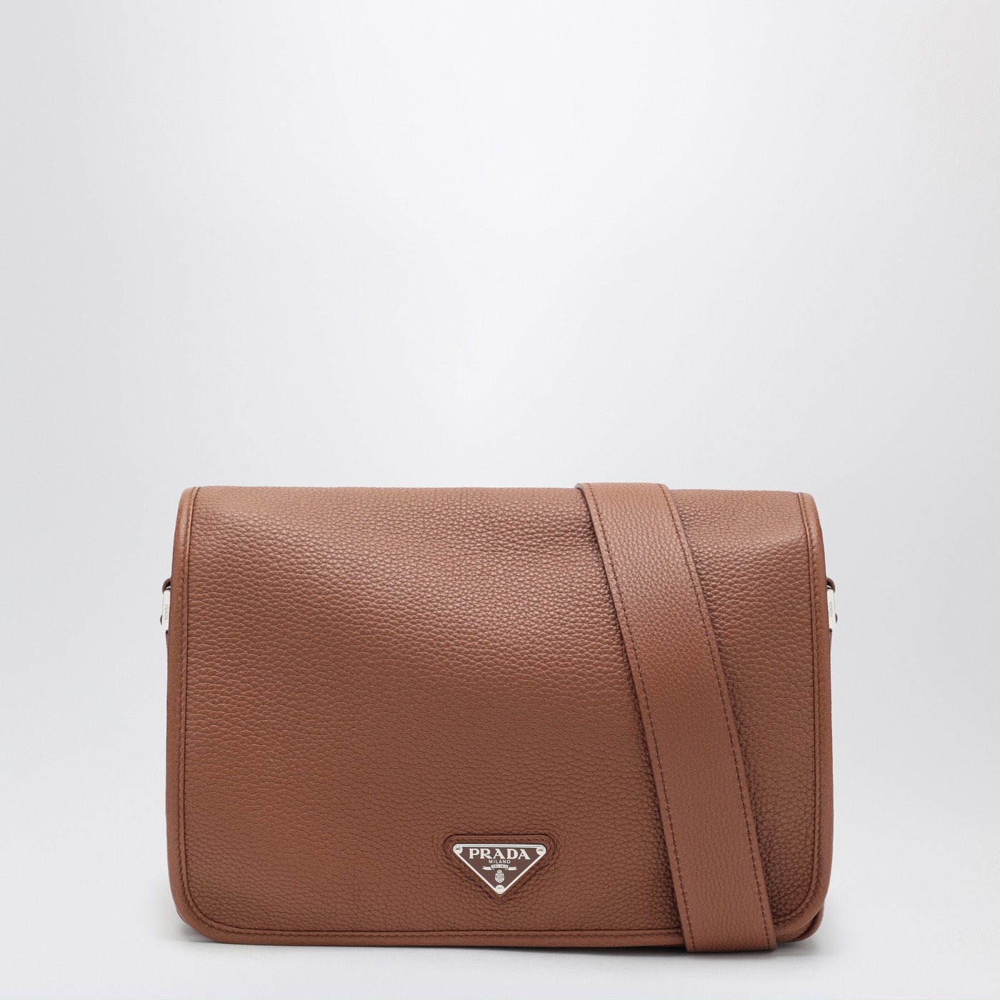 Prada Borsa a tracolla color cognac in pelle | TheDoubleF