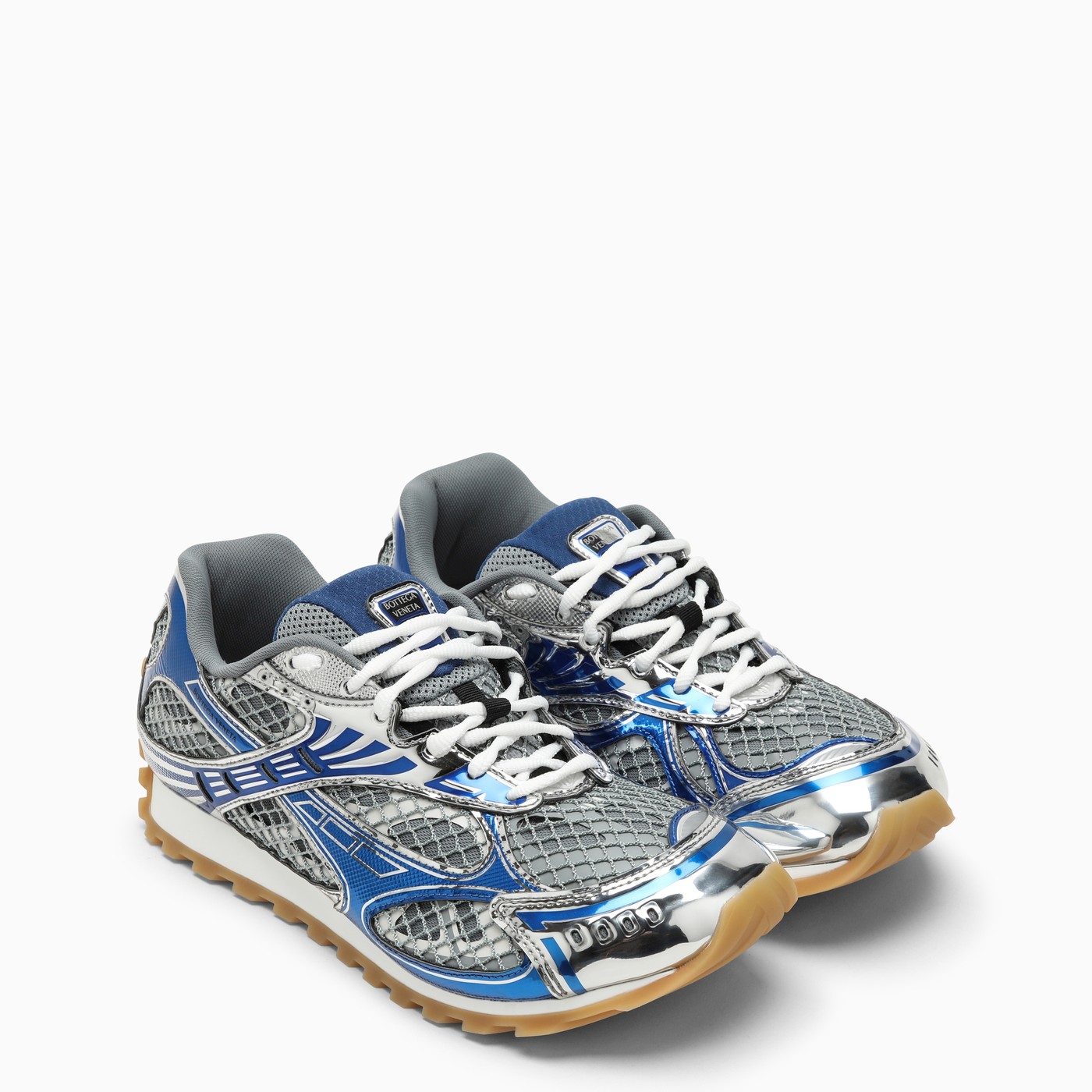 Bottega Veneta Low Orbit grey/blue trainer | TheDoubleF