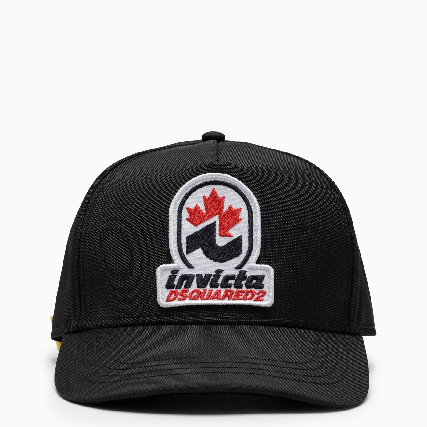 Dsquared2 Invicta black cotton hat | TheDoubleF