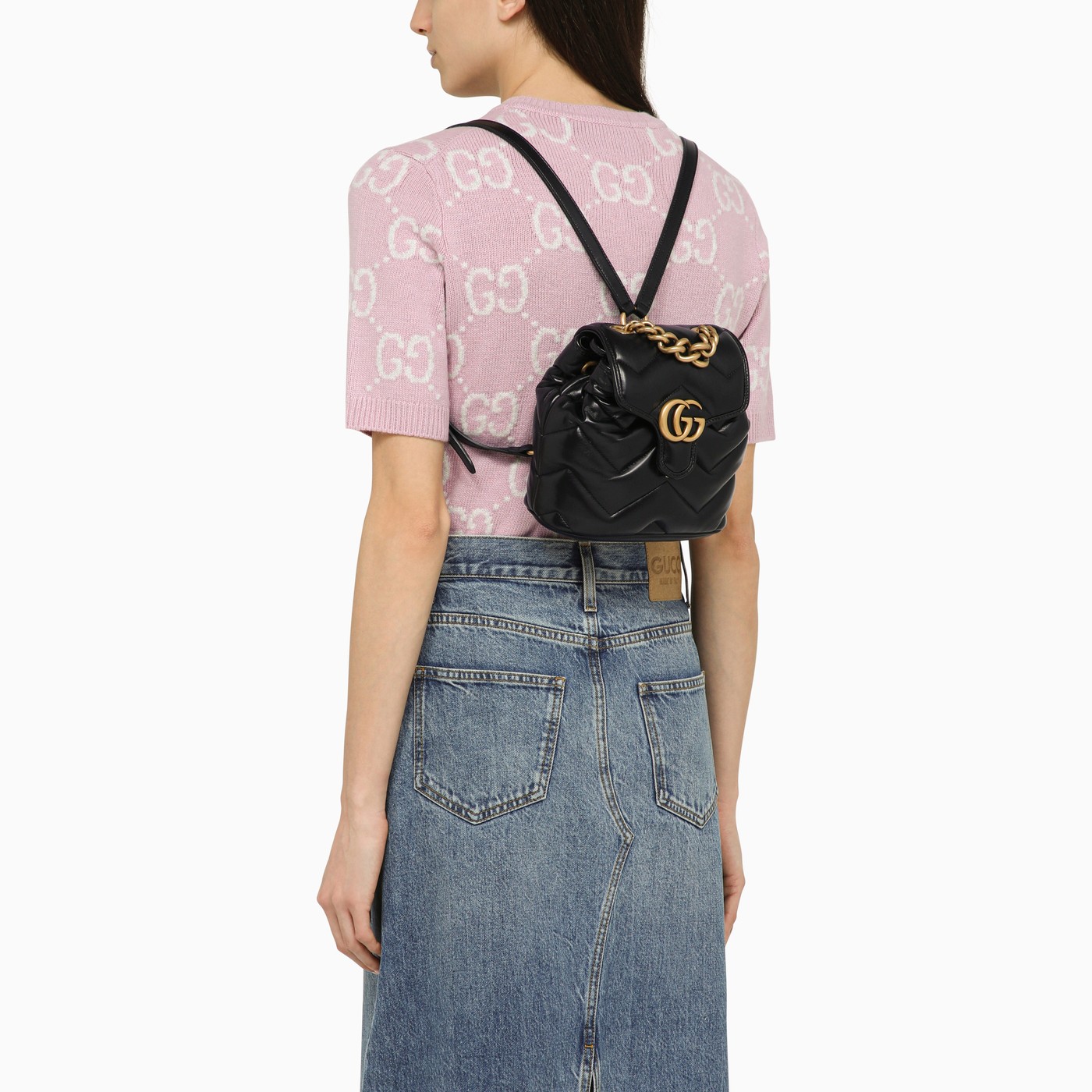 GUCCI GG Marmont matelassé backpack black | TheDoubleF