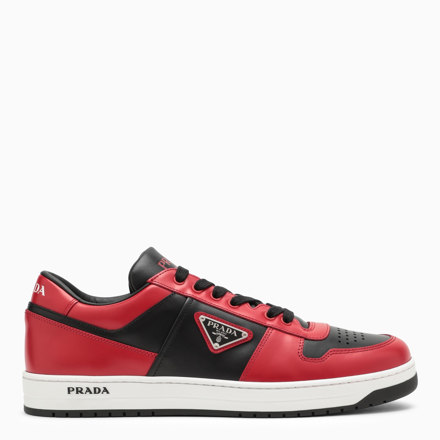 Prada Downtown red/black trainer | TheDoubleF
