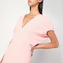Victoria Beckham Pink satin midi dress | TheDoubleF