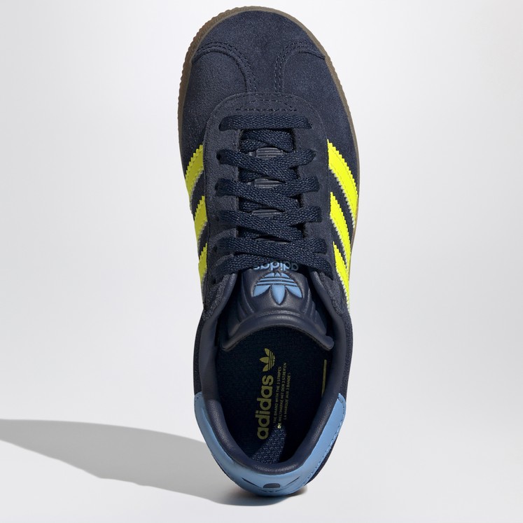 adidas Originals Gazelle Night Indigo/Solar Yellow/Light Blue Sneaker ...