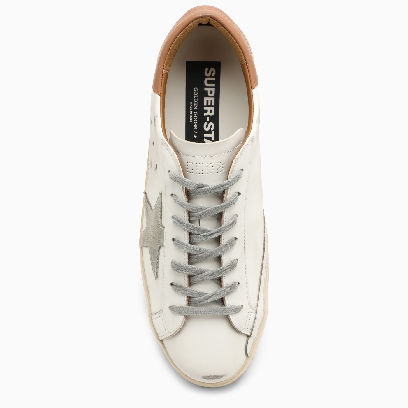 Golden Goose White/light brown Super-Star trainer | TheDoubleF