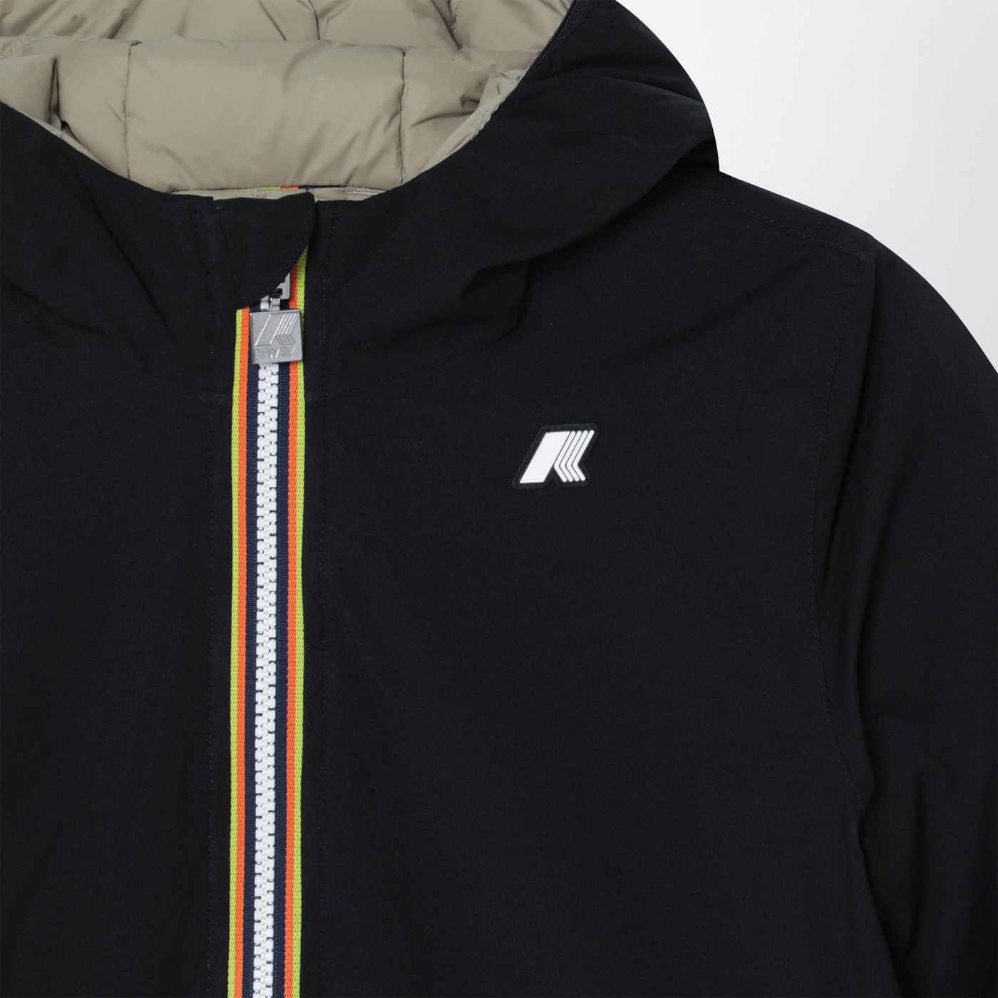 K-Way Reversible Jack jacket in black/green | TheDoubleF