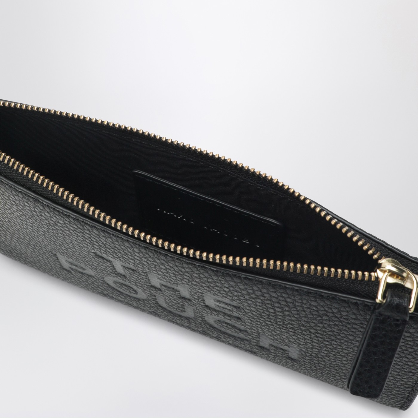 Marc Jacobs The Pouch black grained leather bag | TheDoubleF