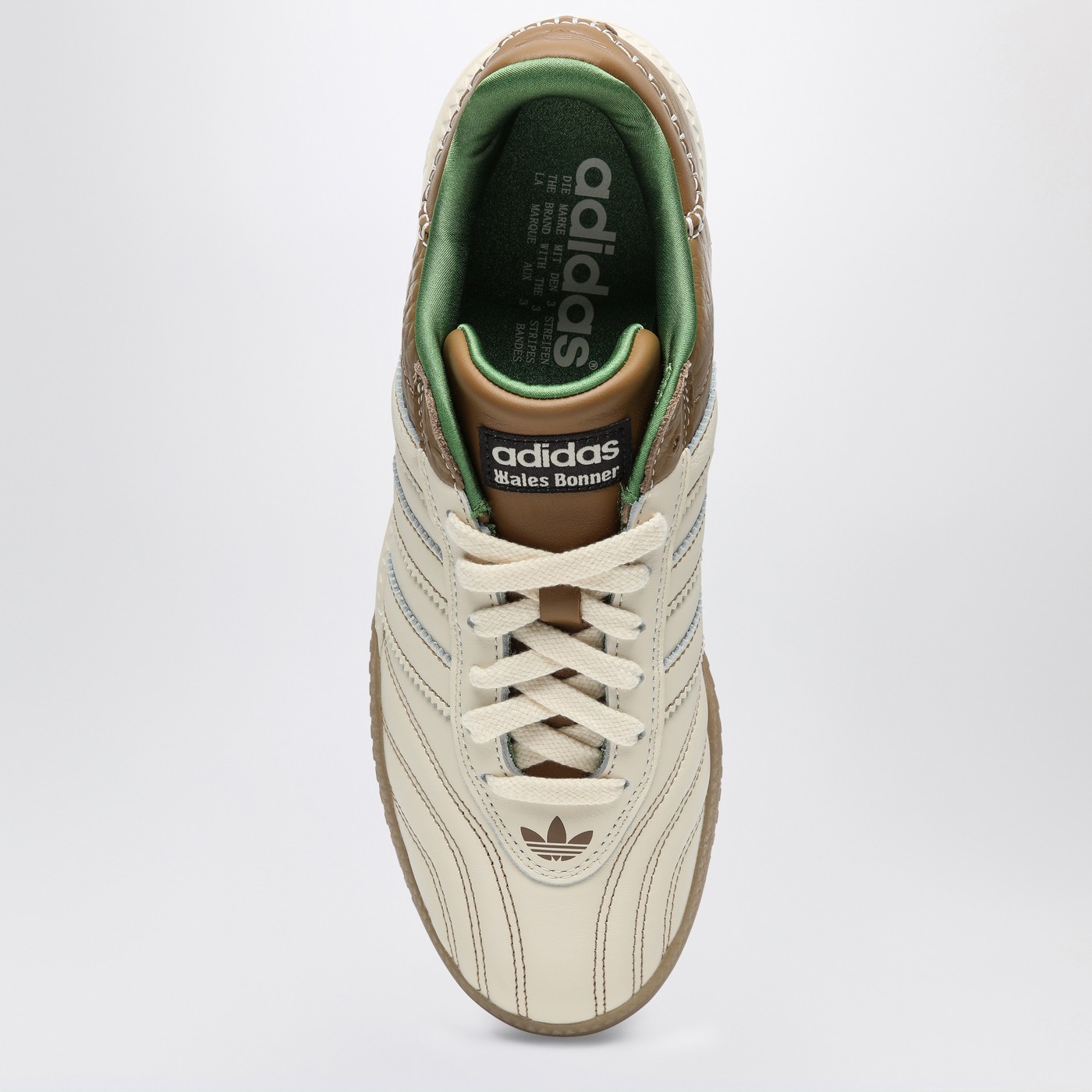 adidas by Wales Bonner Sneaker Wales Bonner Samba Wonder White in nappa ...