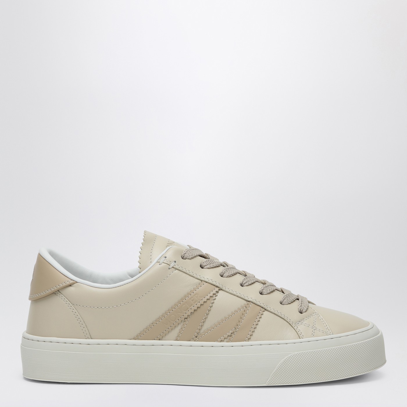 Moncler Beige Monaco M sneakers | TheDoubleF
