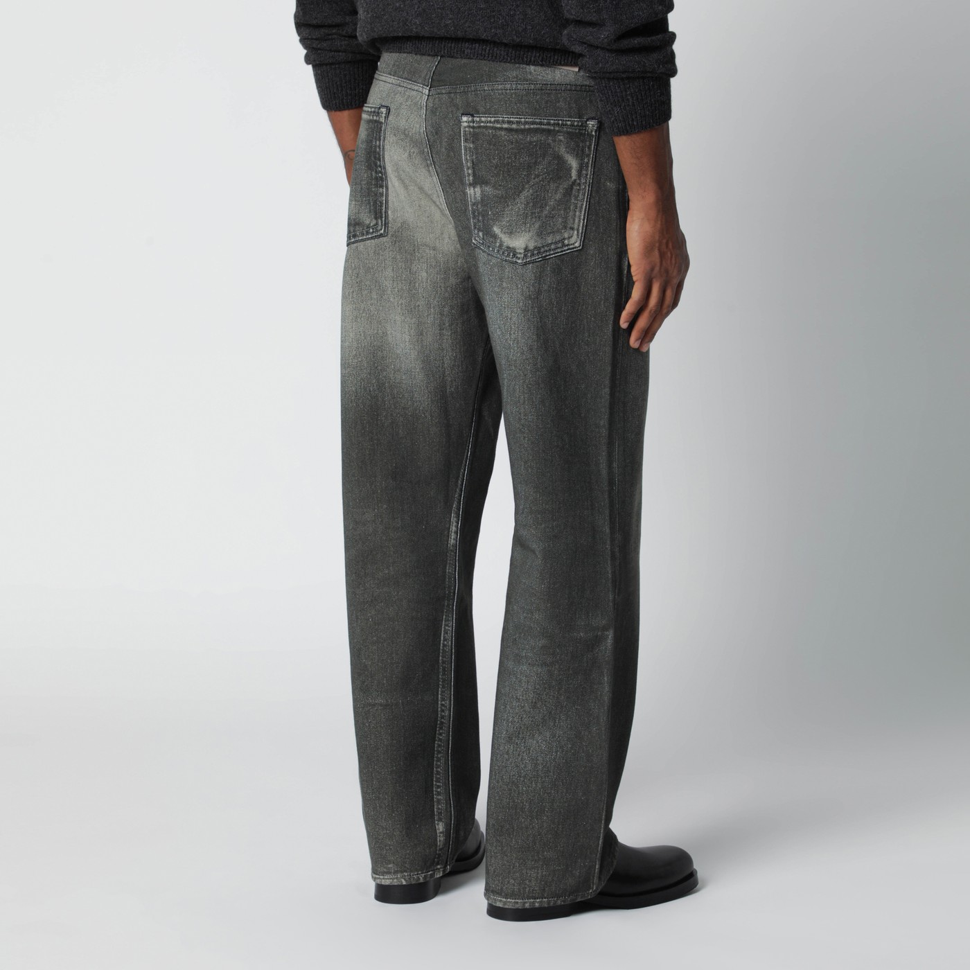 Our Legacy Black jeans with Aurora print | TheDoubleF