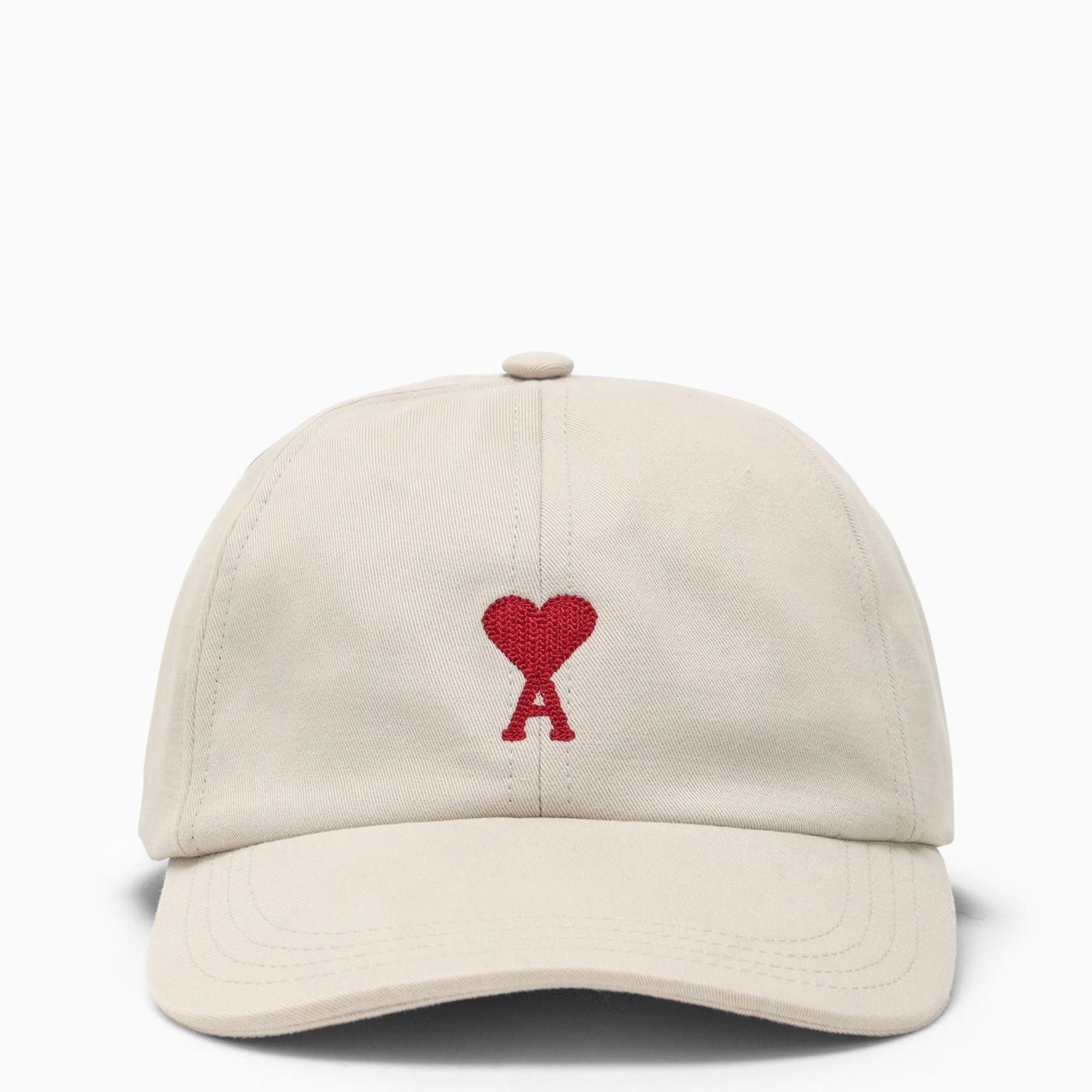 Ami Paris Chalk white baseball cap with logo | TheDoubleF