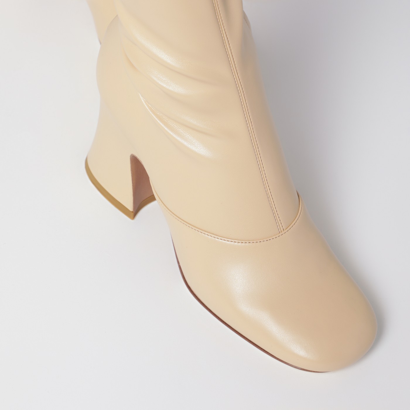 Chloé Beige Janis heeled boots | TheDoubleF