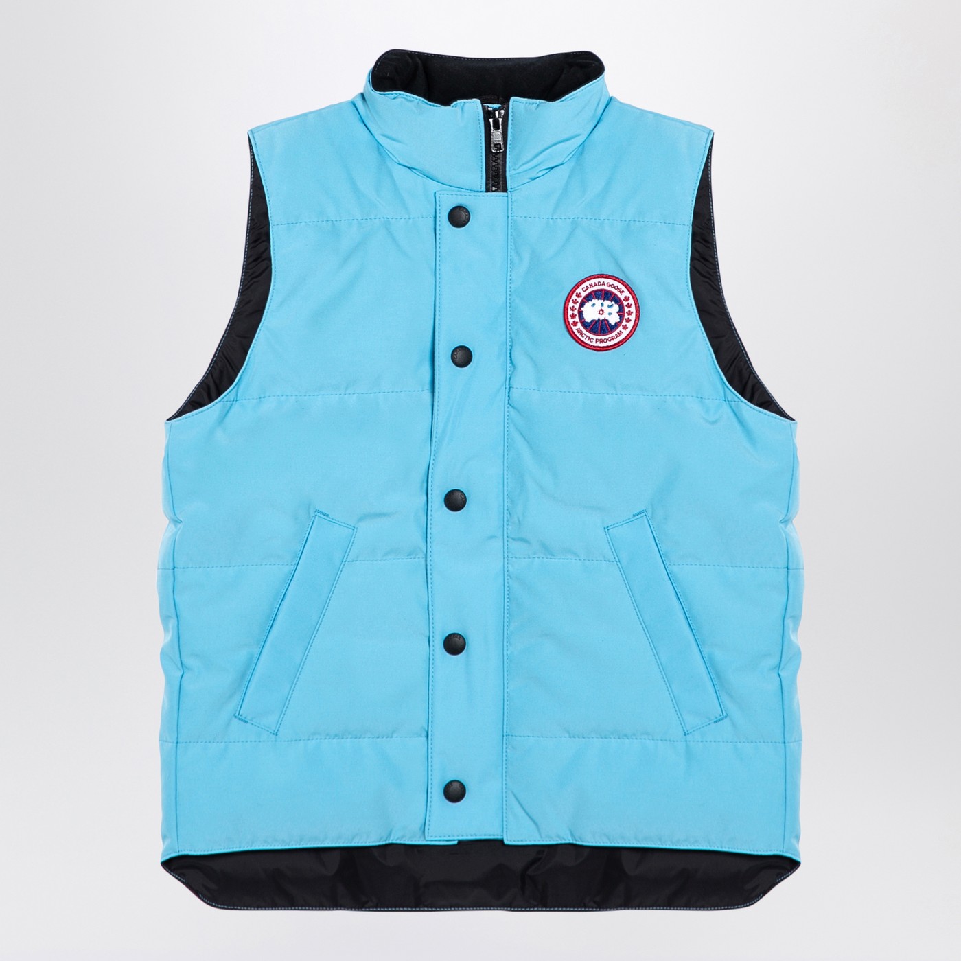 Canada Goose Vanier water-blue padded waistcoat | TheDoubleF