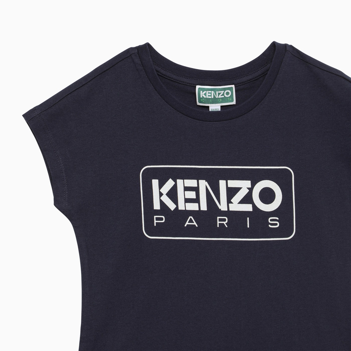 KENZO Navy blue cotton dress with logo | TheDoubleF