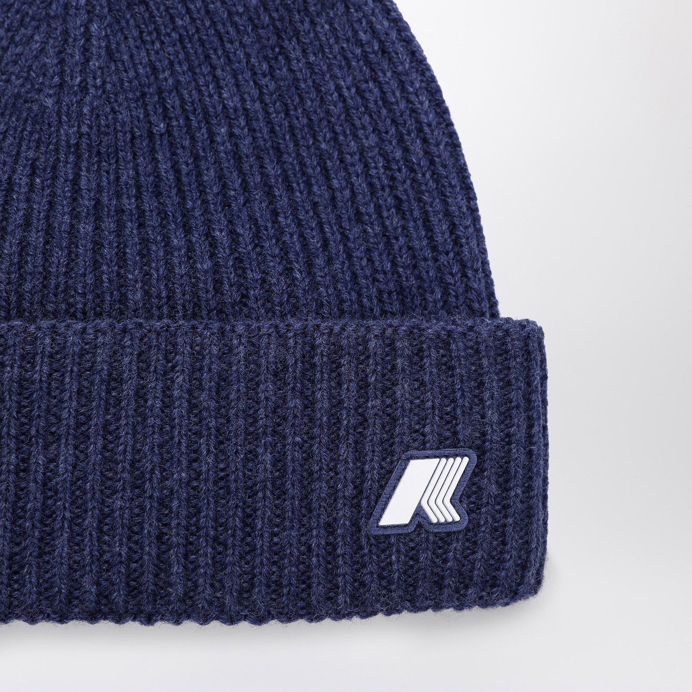 K-Way Brice beanie in cobalt blue melange | TheDoubleF