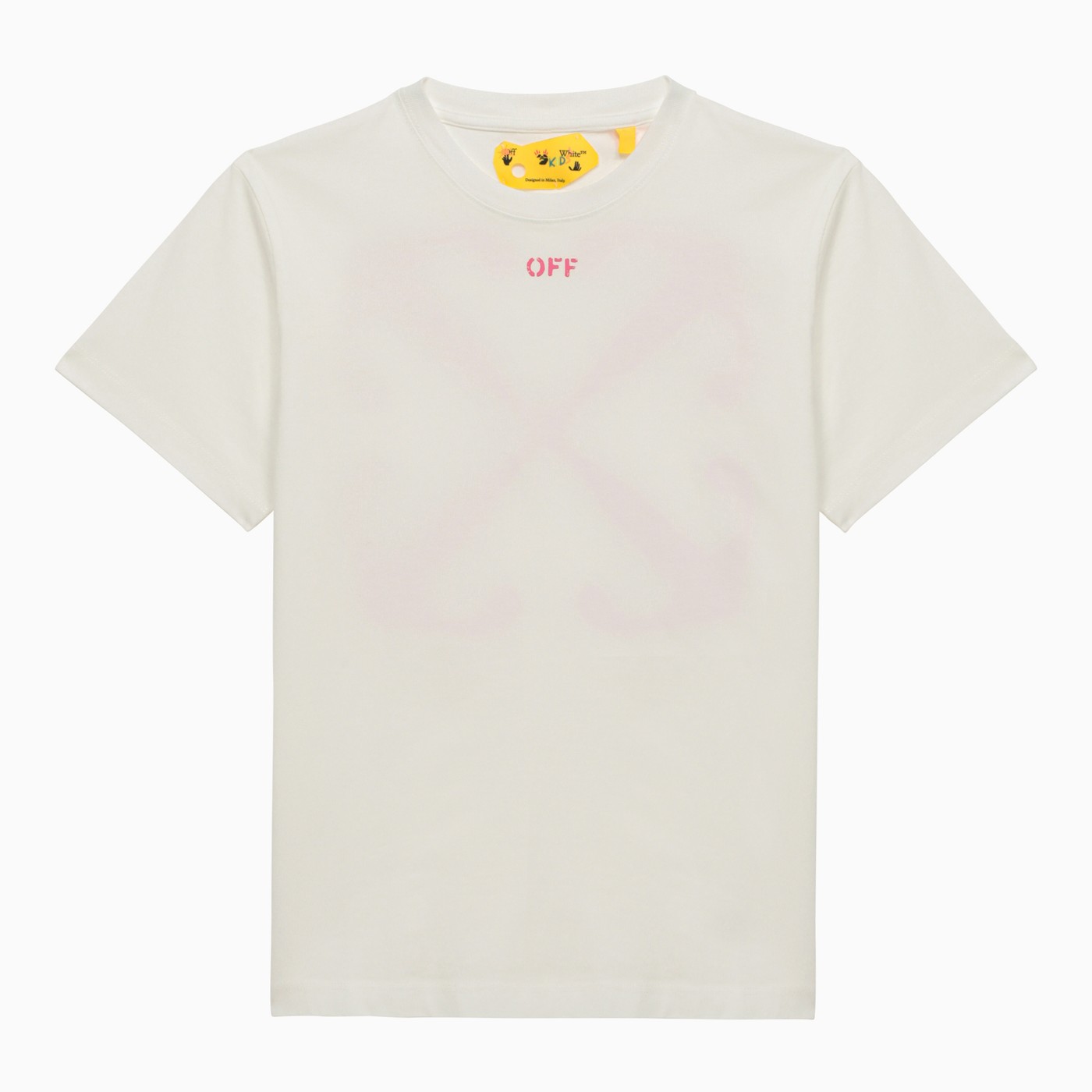 Off-White™ White T-shirt with Off logo in cotton | TheDoubleF
