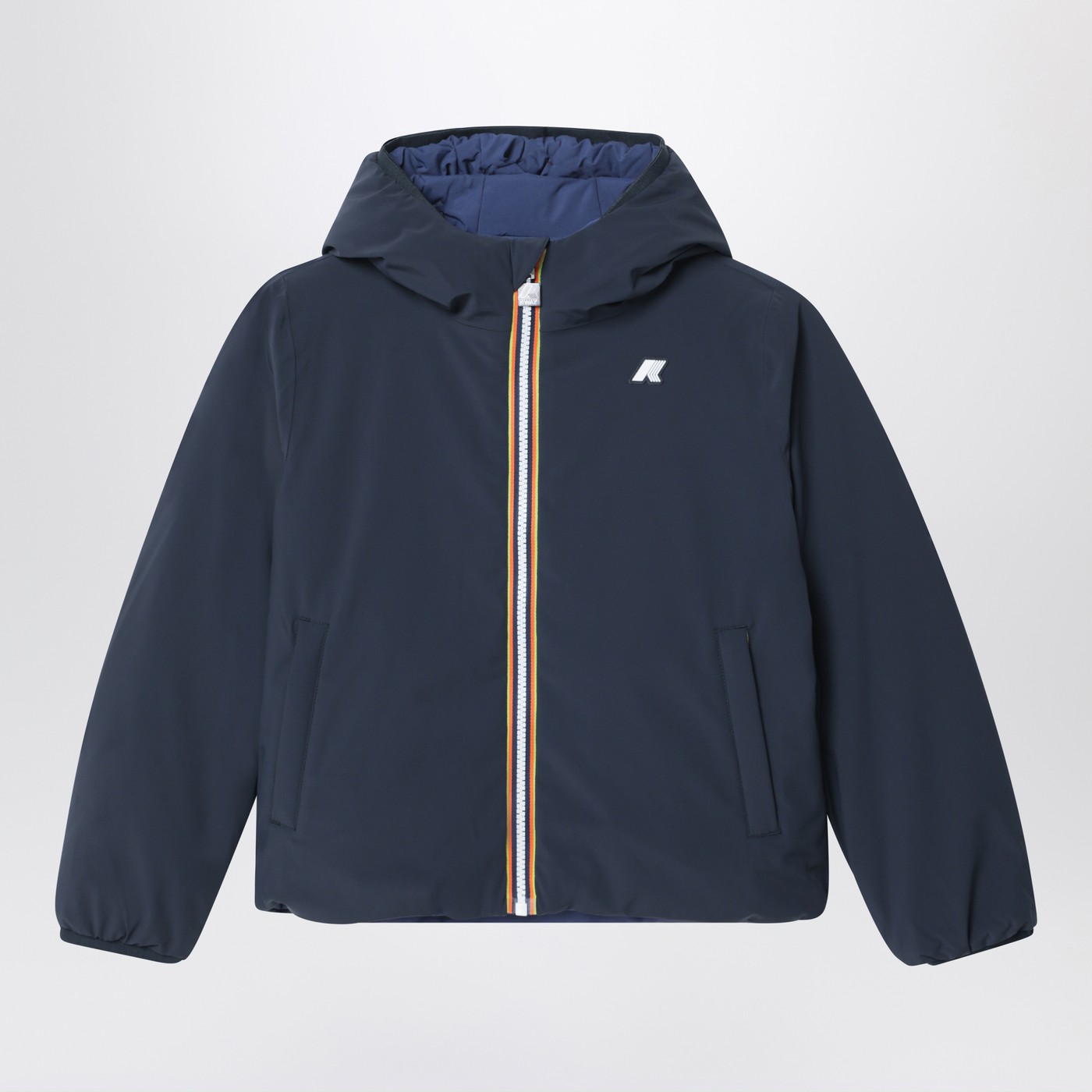 K-Way Reversible Jack jacket in blue/cobalt blue | TheDoubleF