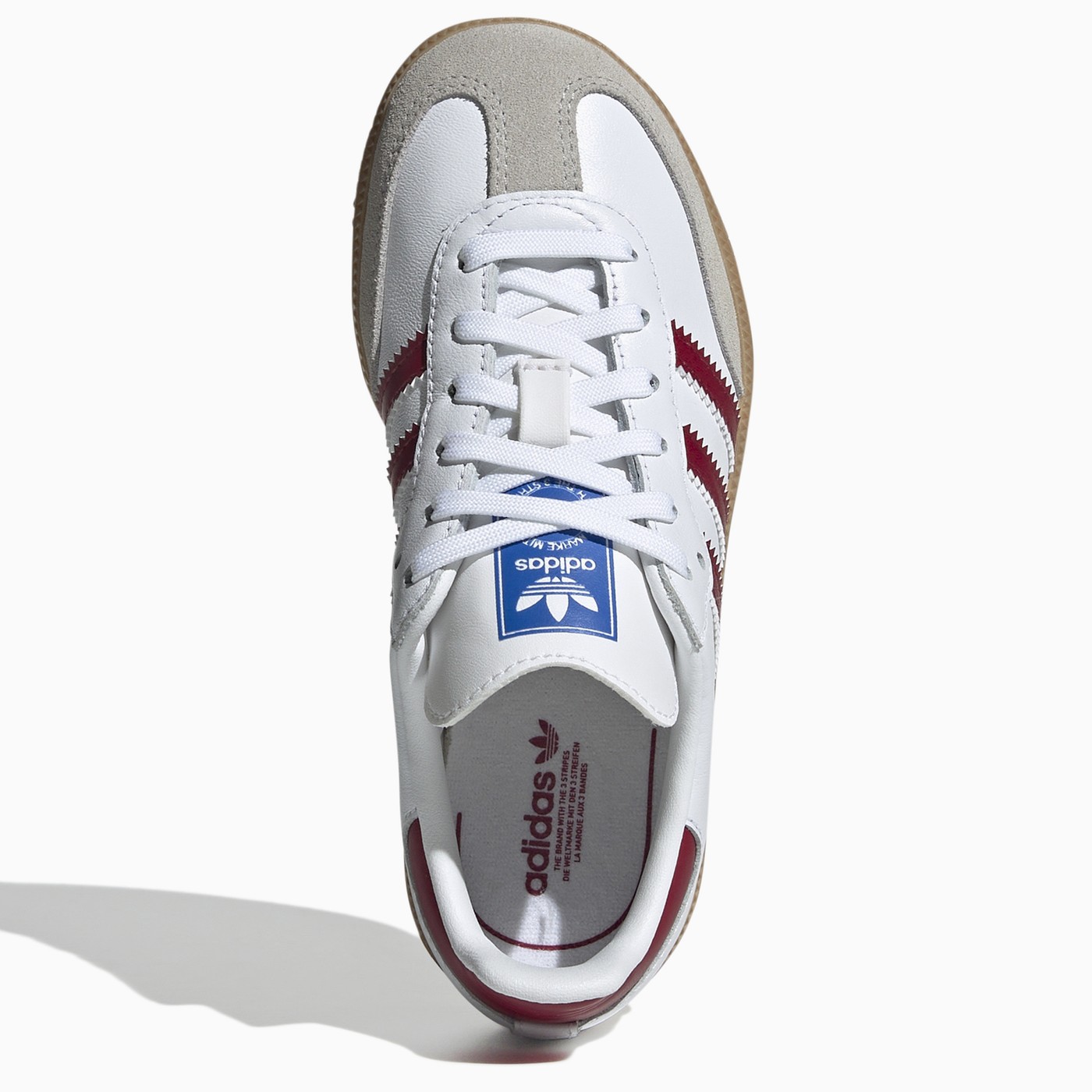 adidas Originals Low Samba OG white/red trainer | TheDoubleF