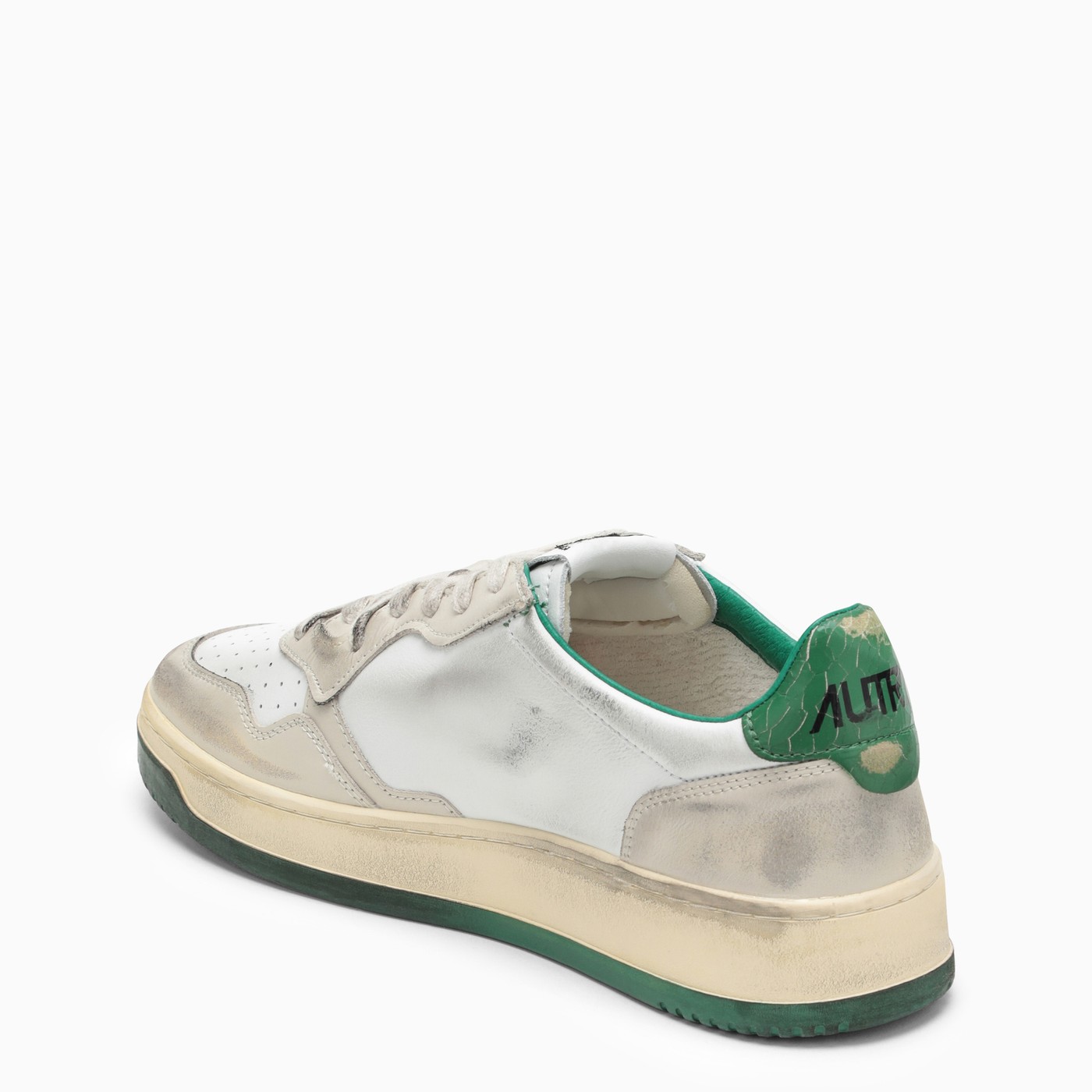 AUTRY Low Medalist white/green trainer | TheDoubleF