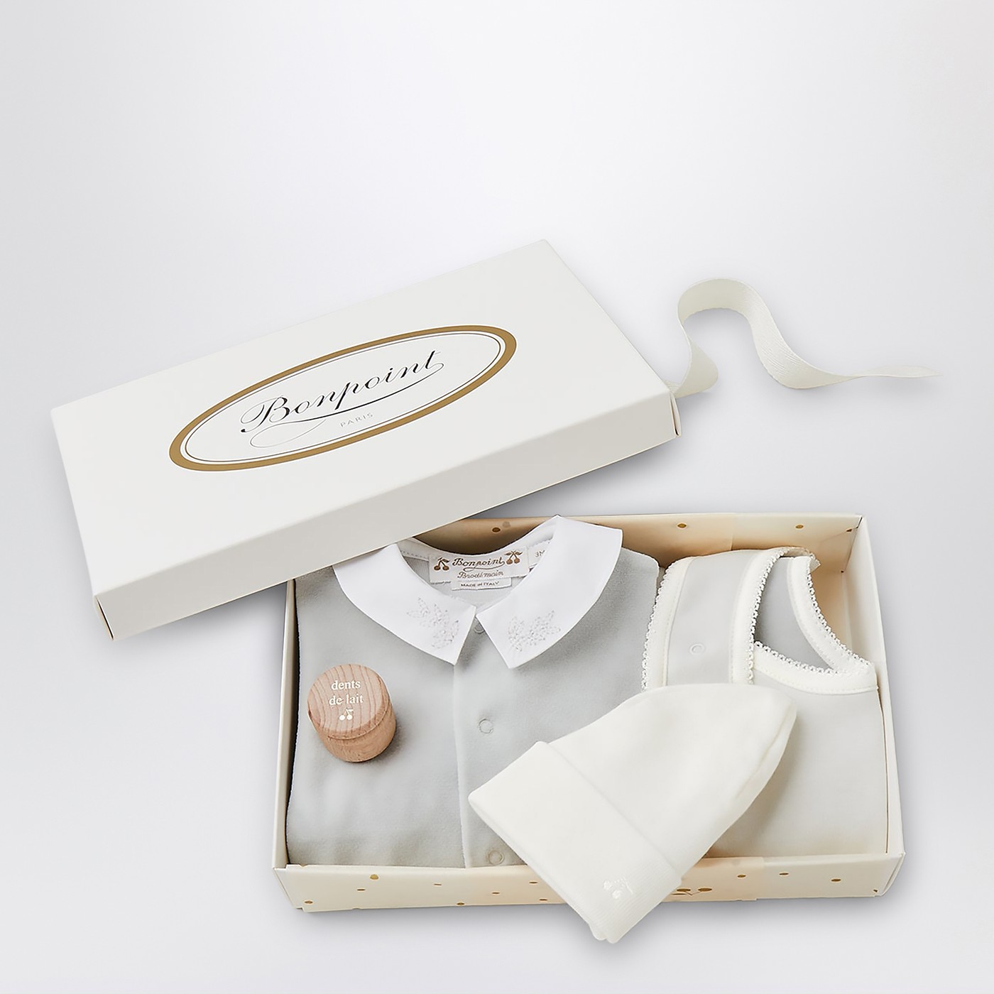 Bonpoint Light blue grey set Prestige Princesse | TheDoubleF