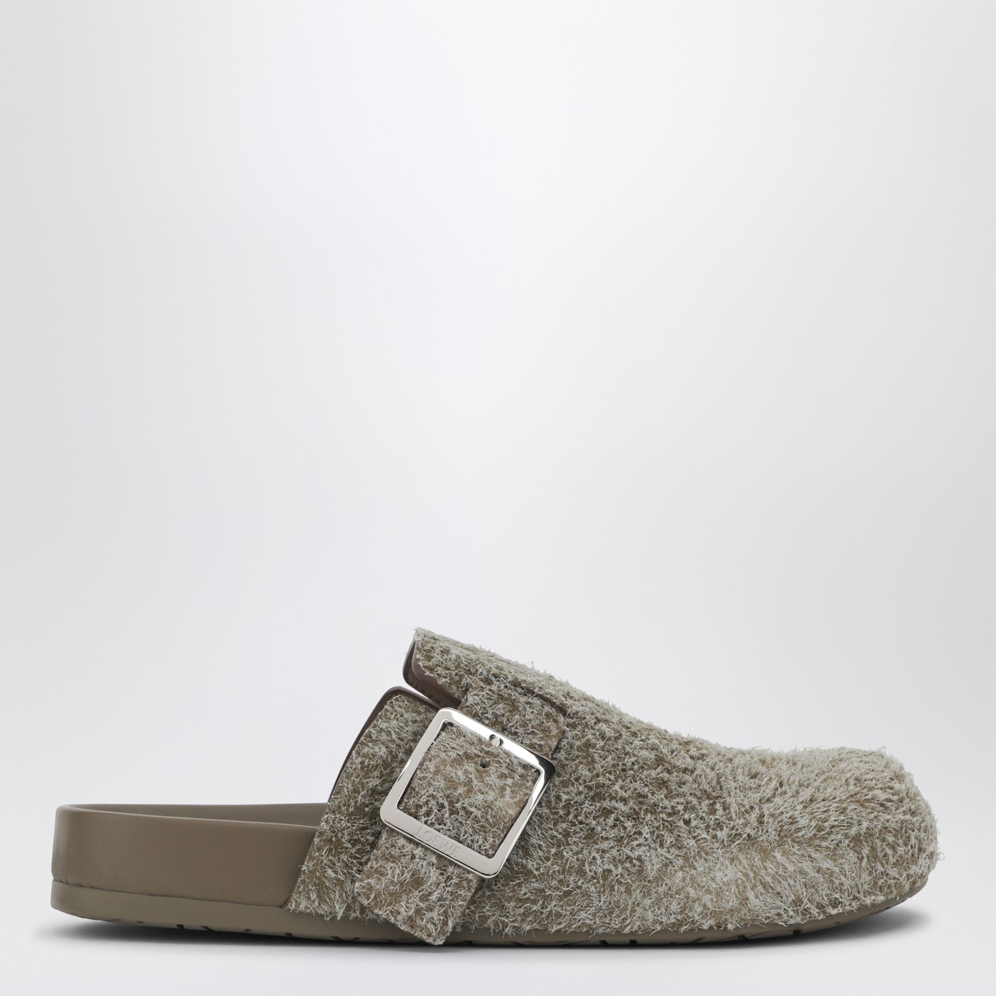 Loewe Ease Buckle mule in khaki green | TheDoubleF