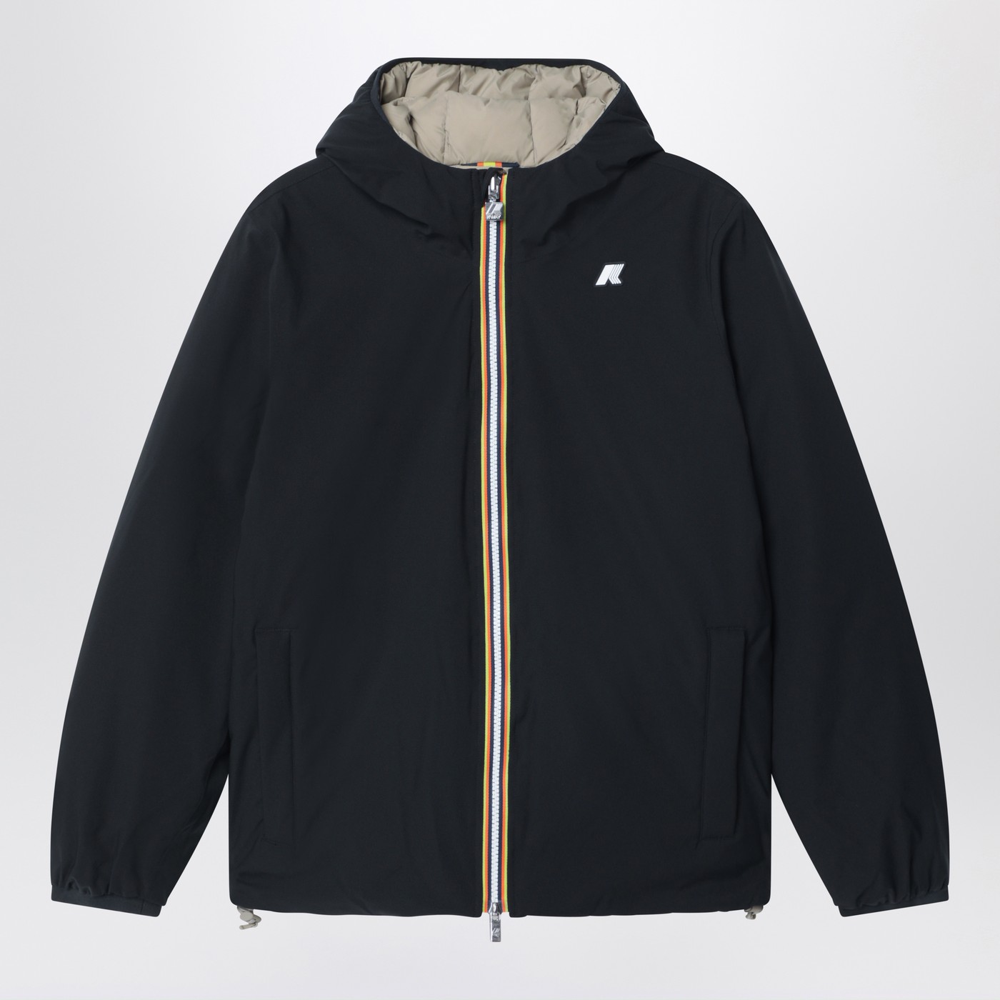 K-Way Reversible Jack jacket in black/green | TheDoubleF