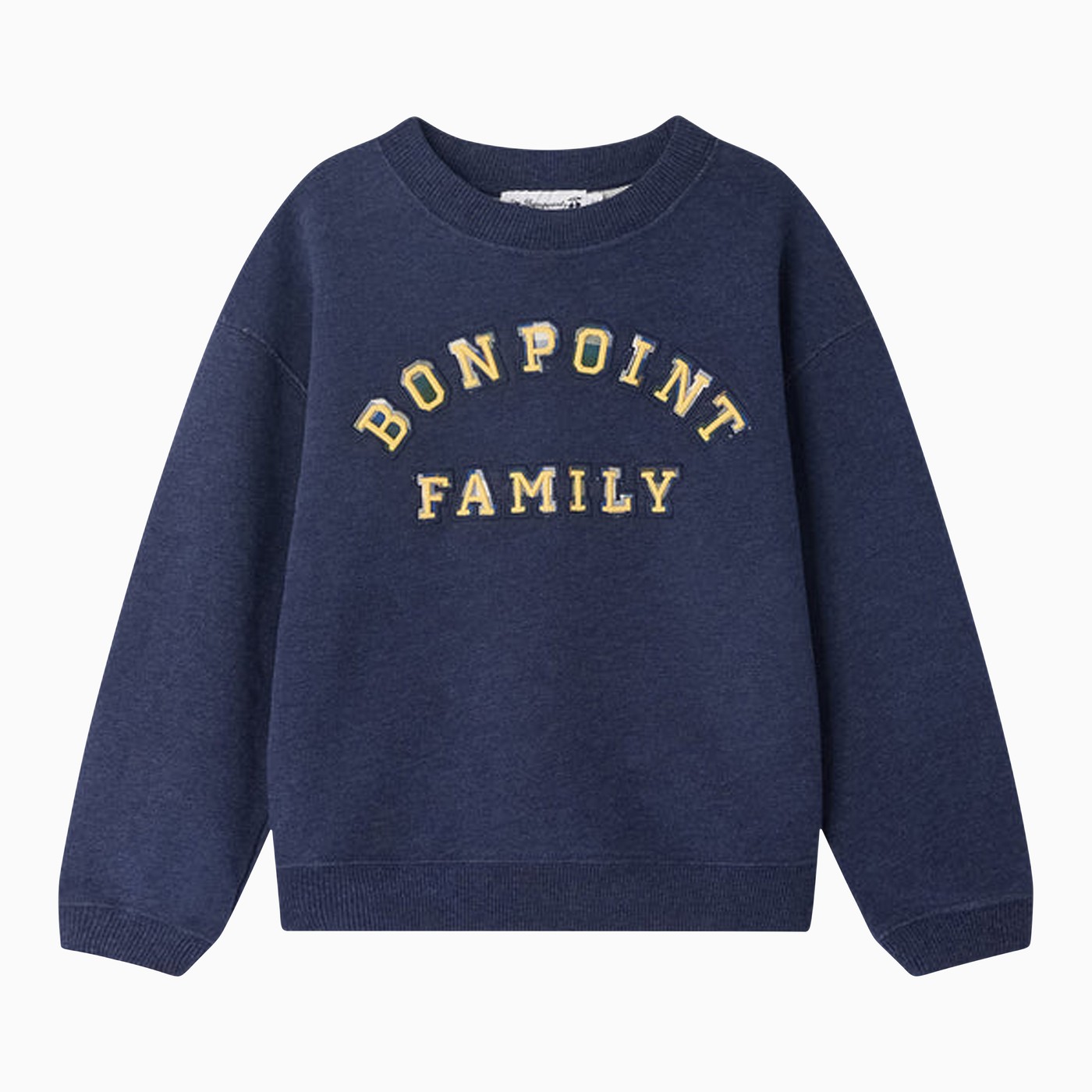 Bonpoint Dark blue Tonino cotton sweatshirt with logo | TheDoubleF
