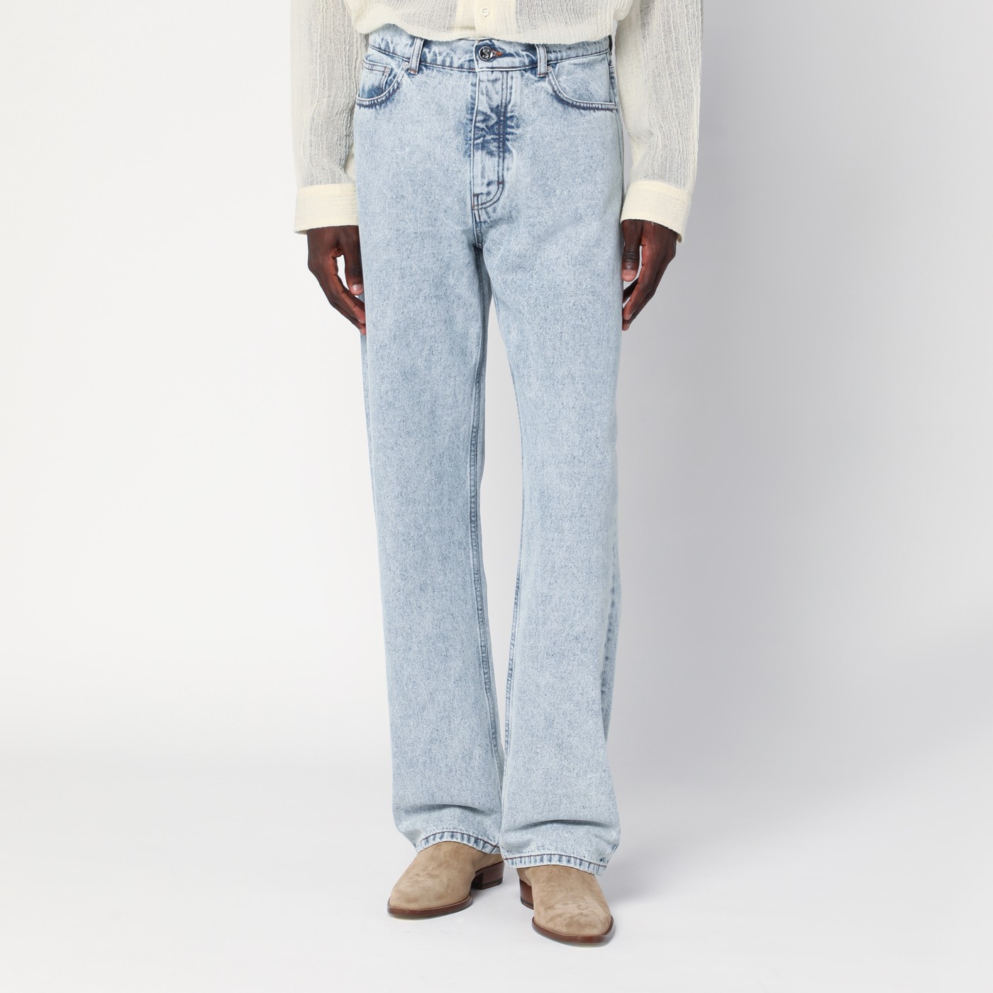 Séfr Light blue distressed jeans | TheDoubleF