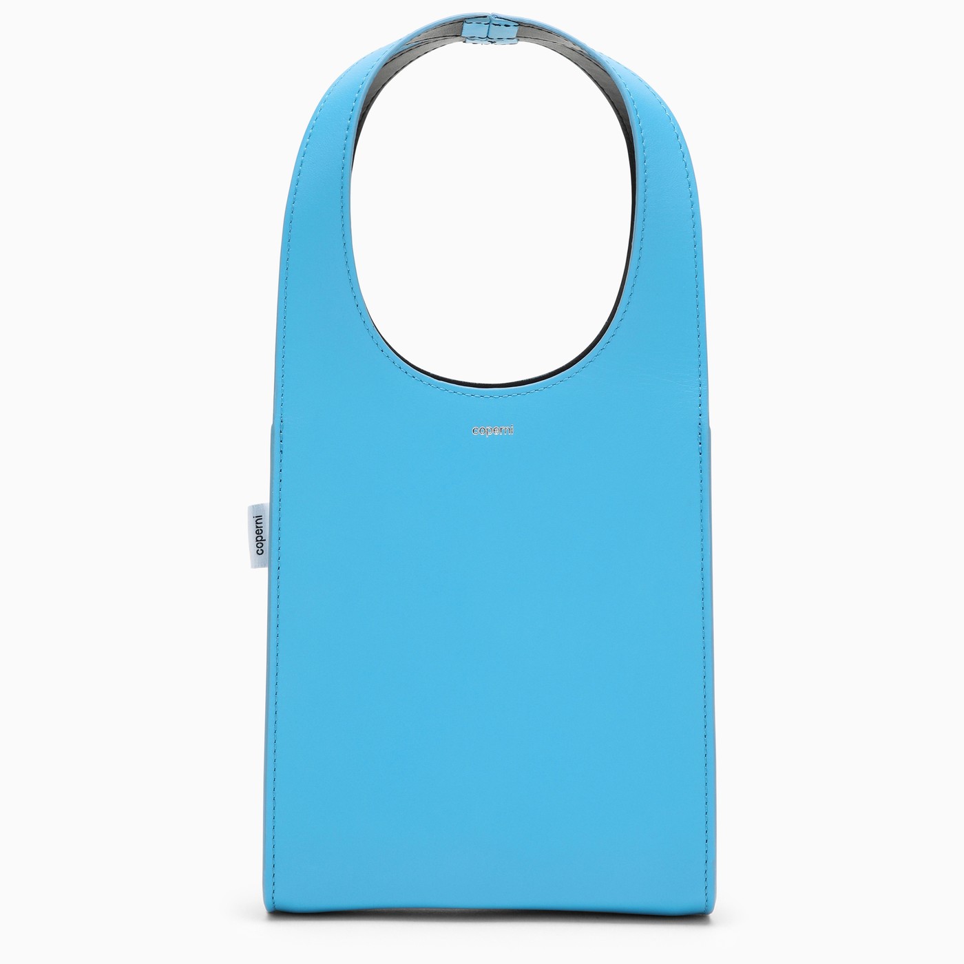 COPERNI Micro Swipe Tote Bag light blue leather | TheDoubleF